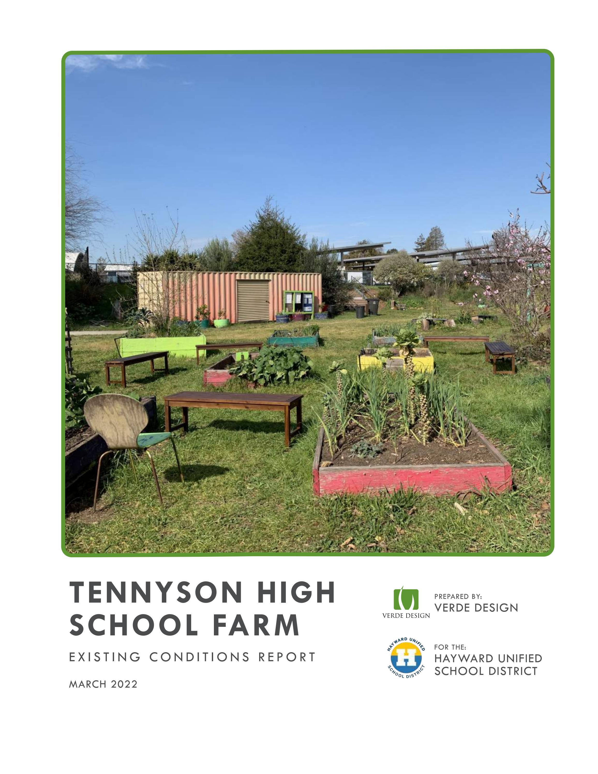 Tennyson High School Farm - Draft Existing Conditions Report by Patrick ...