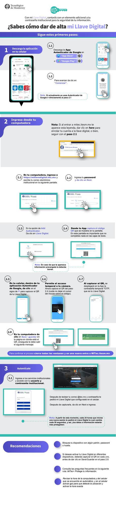 Activación llave digital by Tecnológico de Monterrey - Issuu
