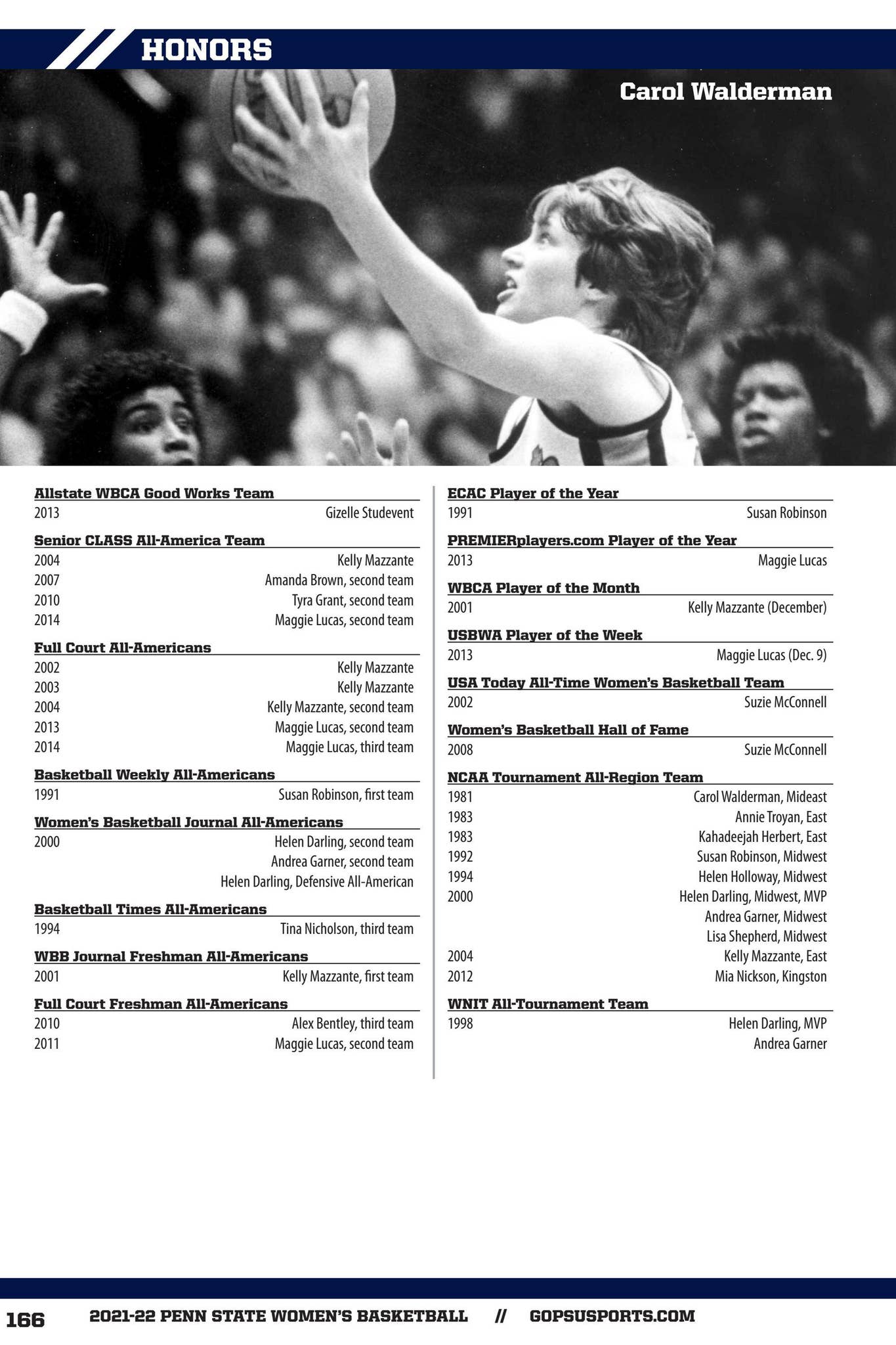 2021-22 Penn State Women's Basketball Media Guide by Penn State ...
