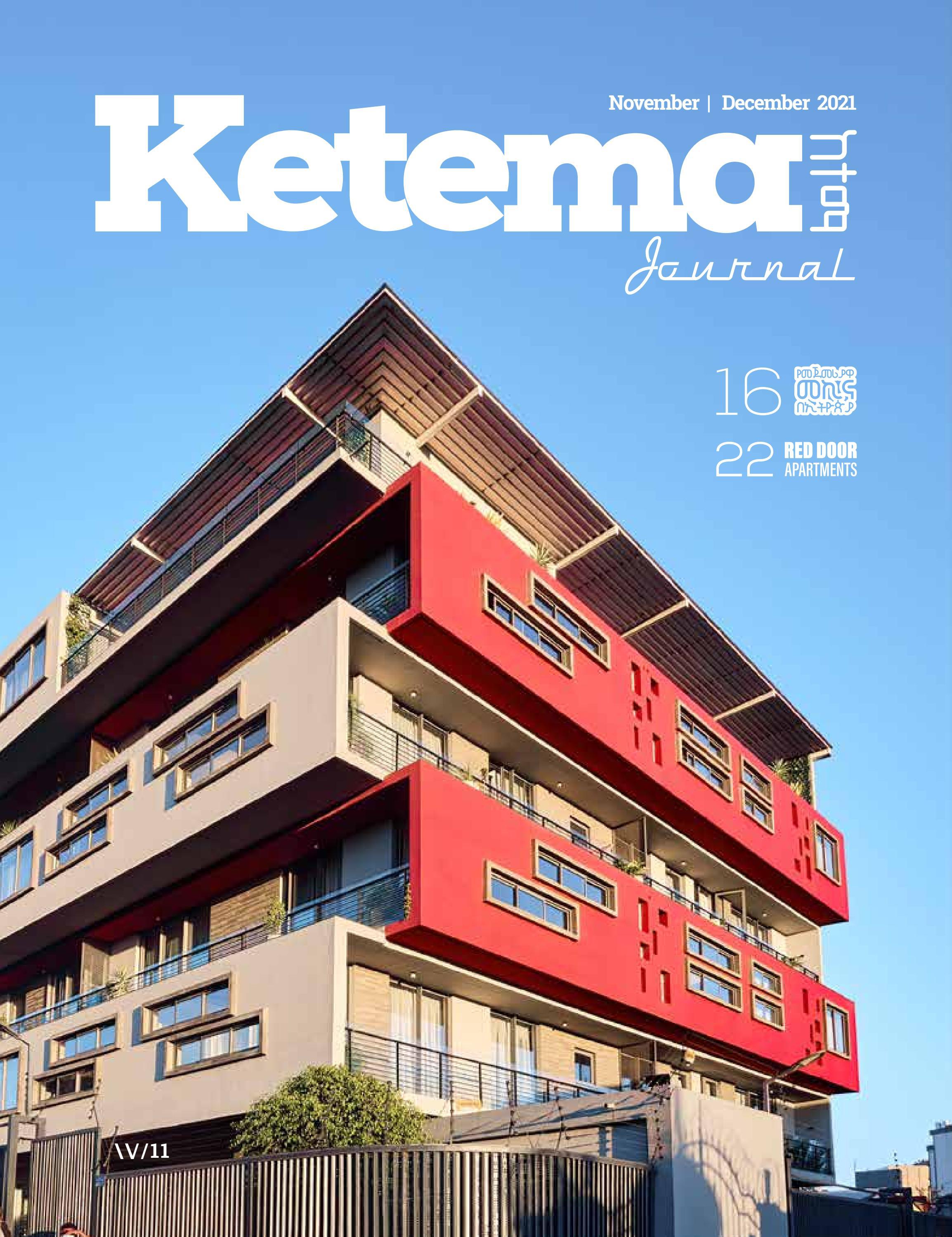Ketema Journal NOV_DEC_2021 by Ketema Journal - Issuu