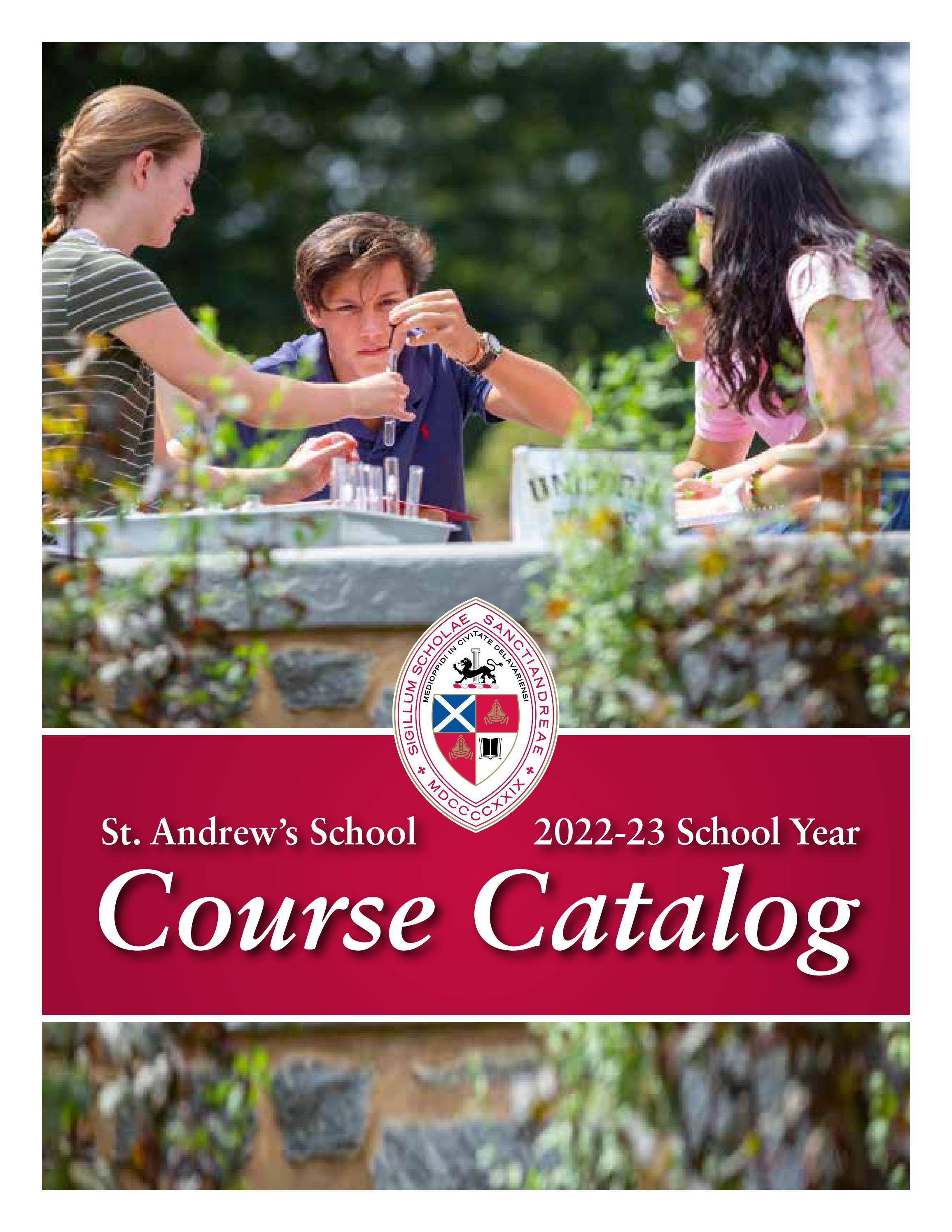 St Andrews Course Catalogue - Catalog Library