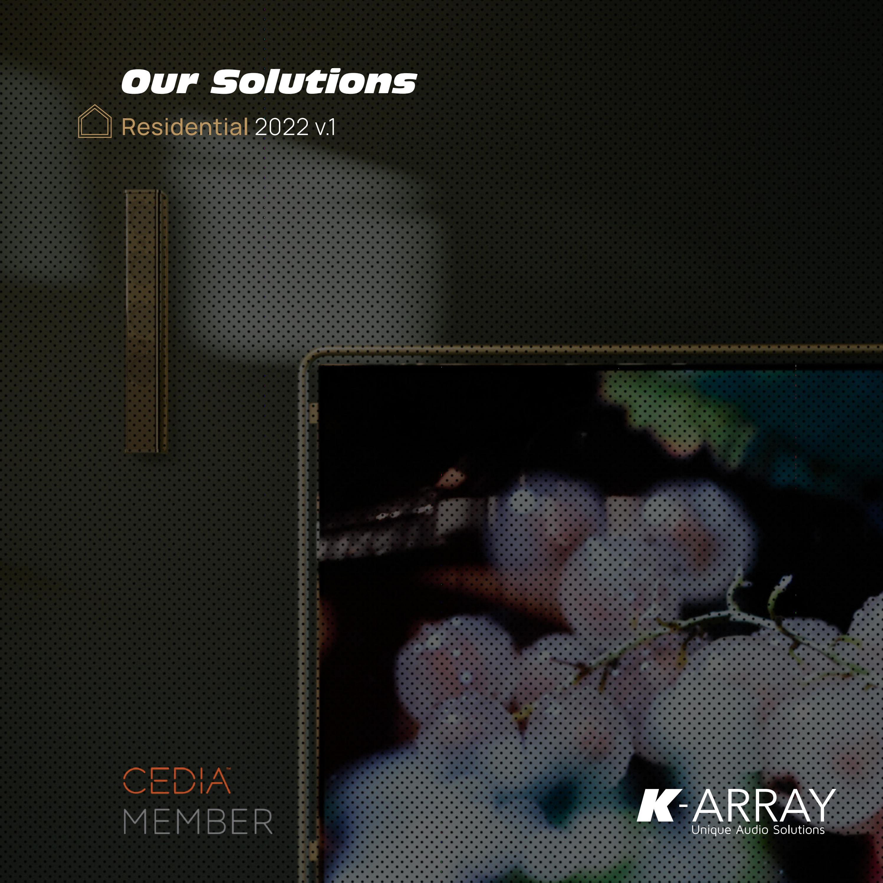 K-array | Our Solutions - Residential by K-ARRAY | Unique Audio ...