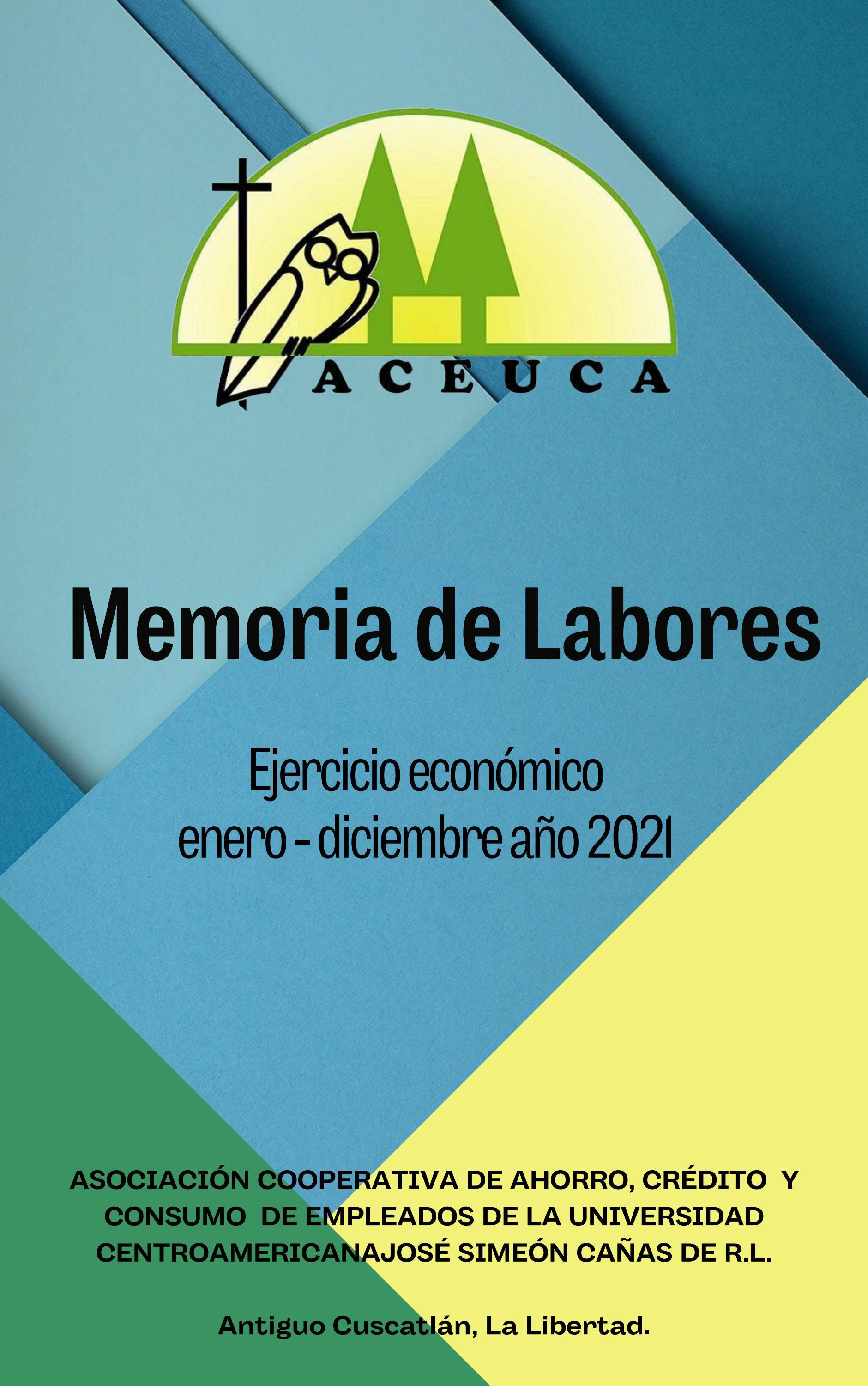 Memoria de Labores 2021 by ACEUCA - Issuu