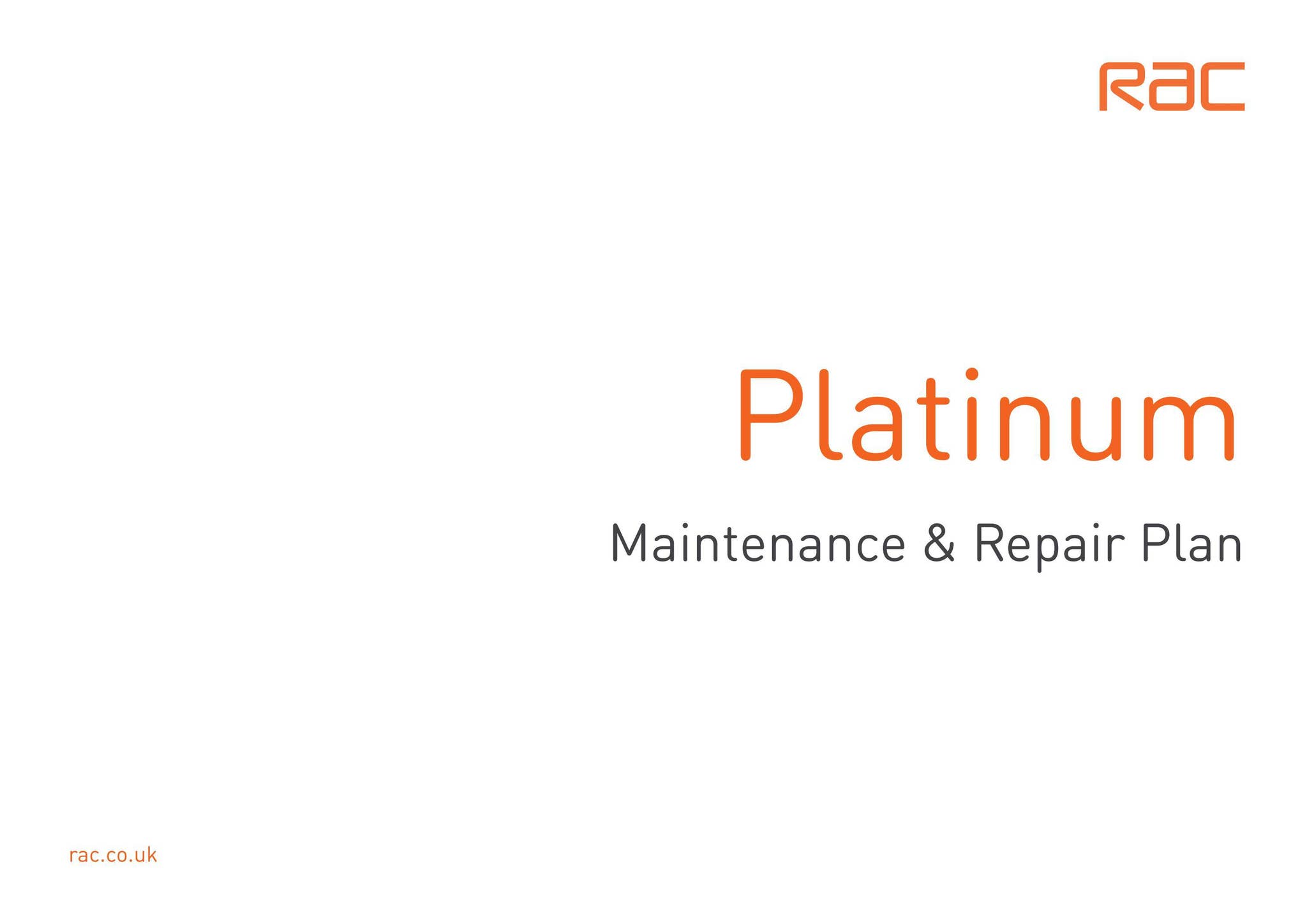 RAC PLATINUM WARRANTY MAINTENANCE AND REPAIR PLAN APRIL 2021 by ...