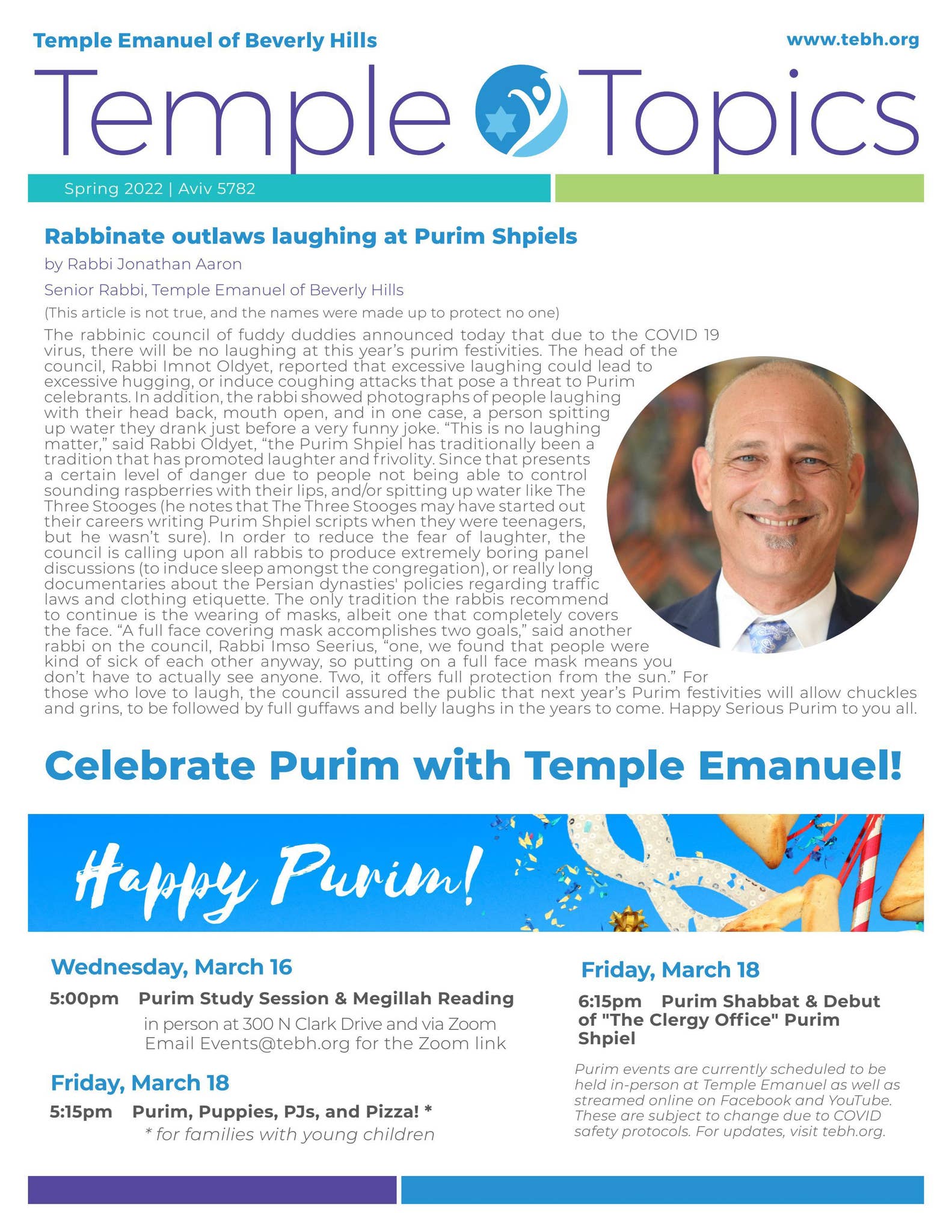 Temple Topics: Spring 2022 by Temple Emanuel of Beverly Hills - Issuu