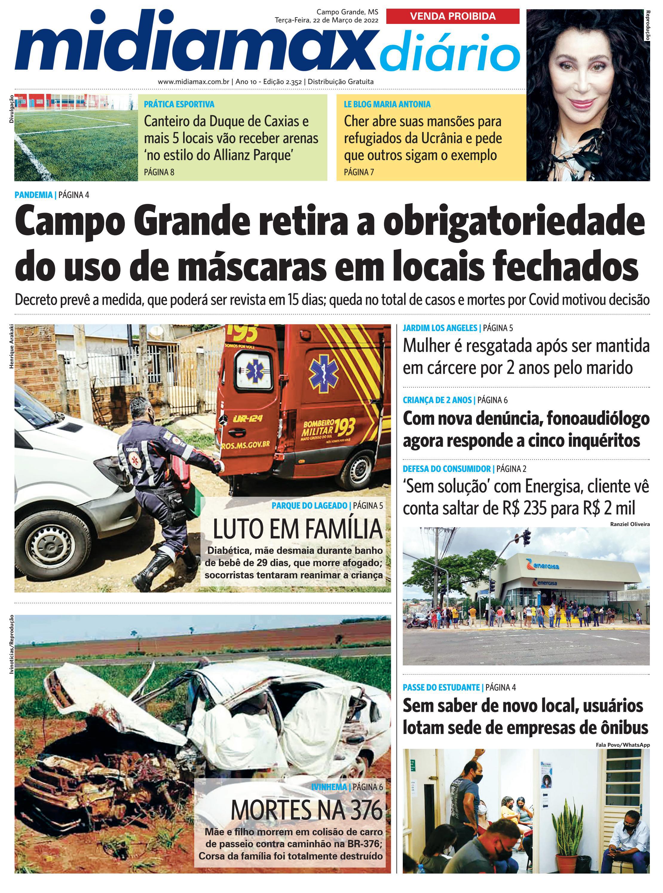 Midiamax Diário 22 De Março De 2022 Campo Grande Retira A