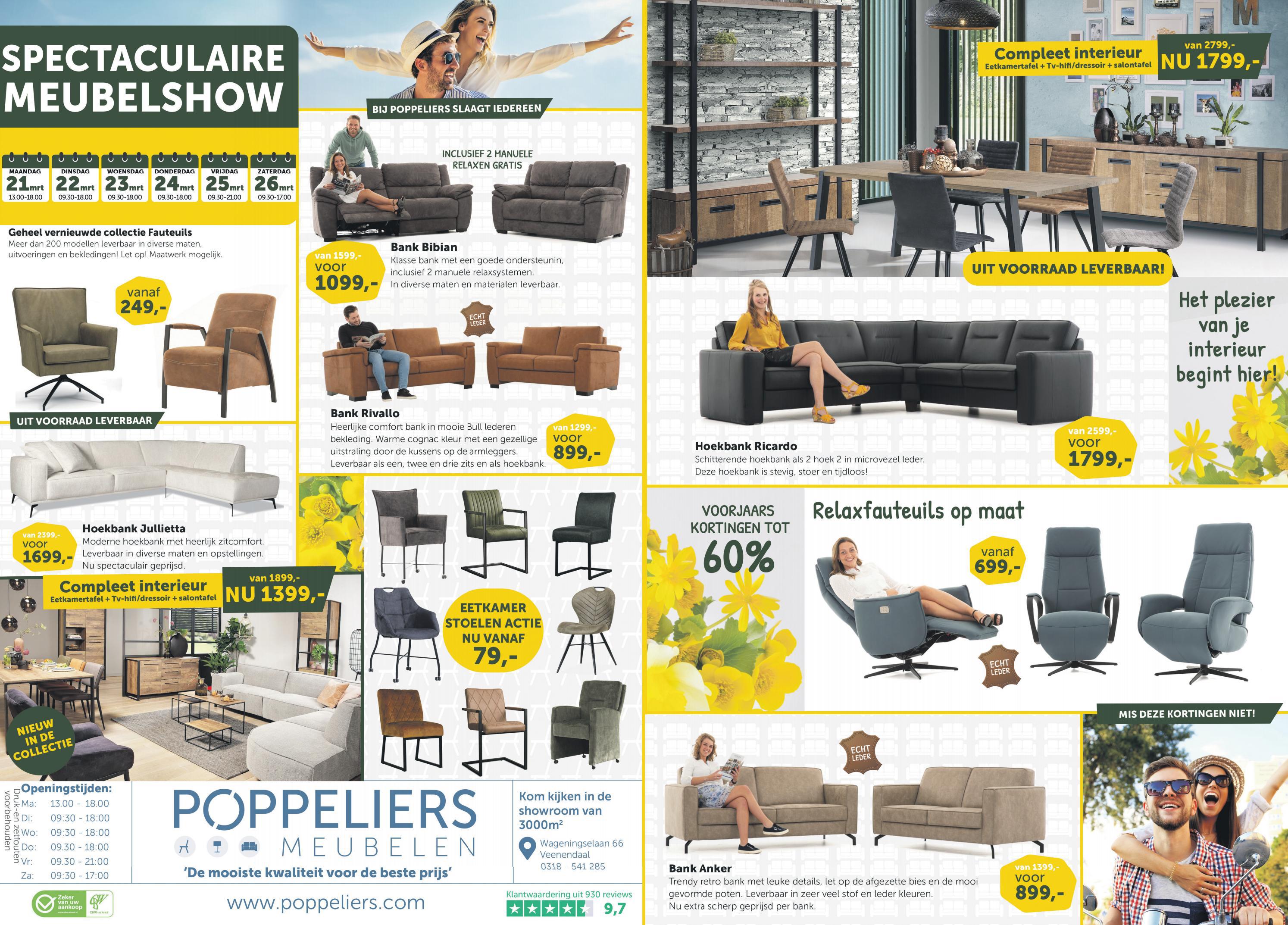 Folder of advertentie Poppeliers meubelen week 12 by Media Solutions B ...