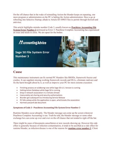 Sage File System Error Number 3 By Jay Holmes Issuu