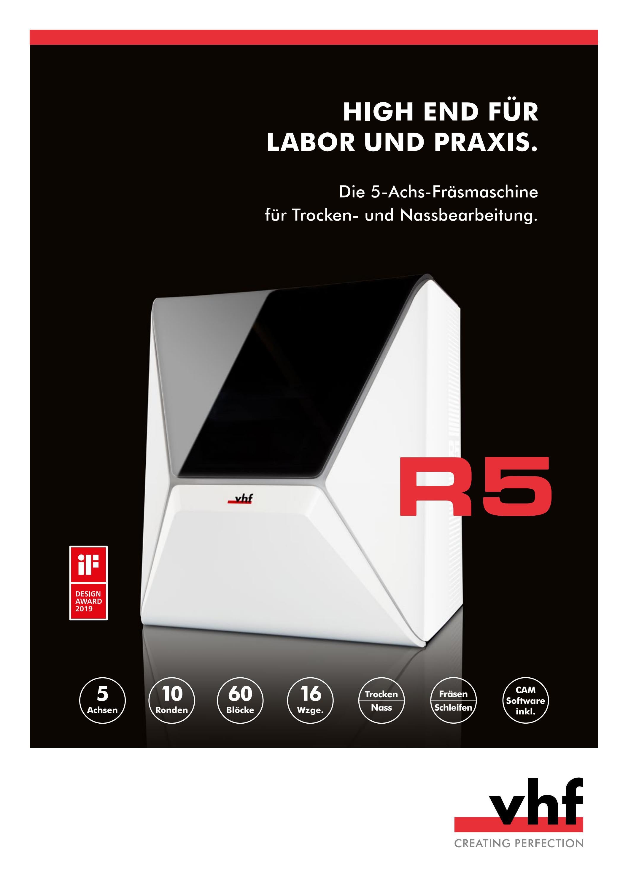 VHF R5 Fräsmaschine - High End für Labor und Praxis - Factsheet by ...