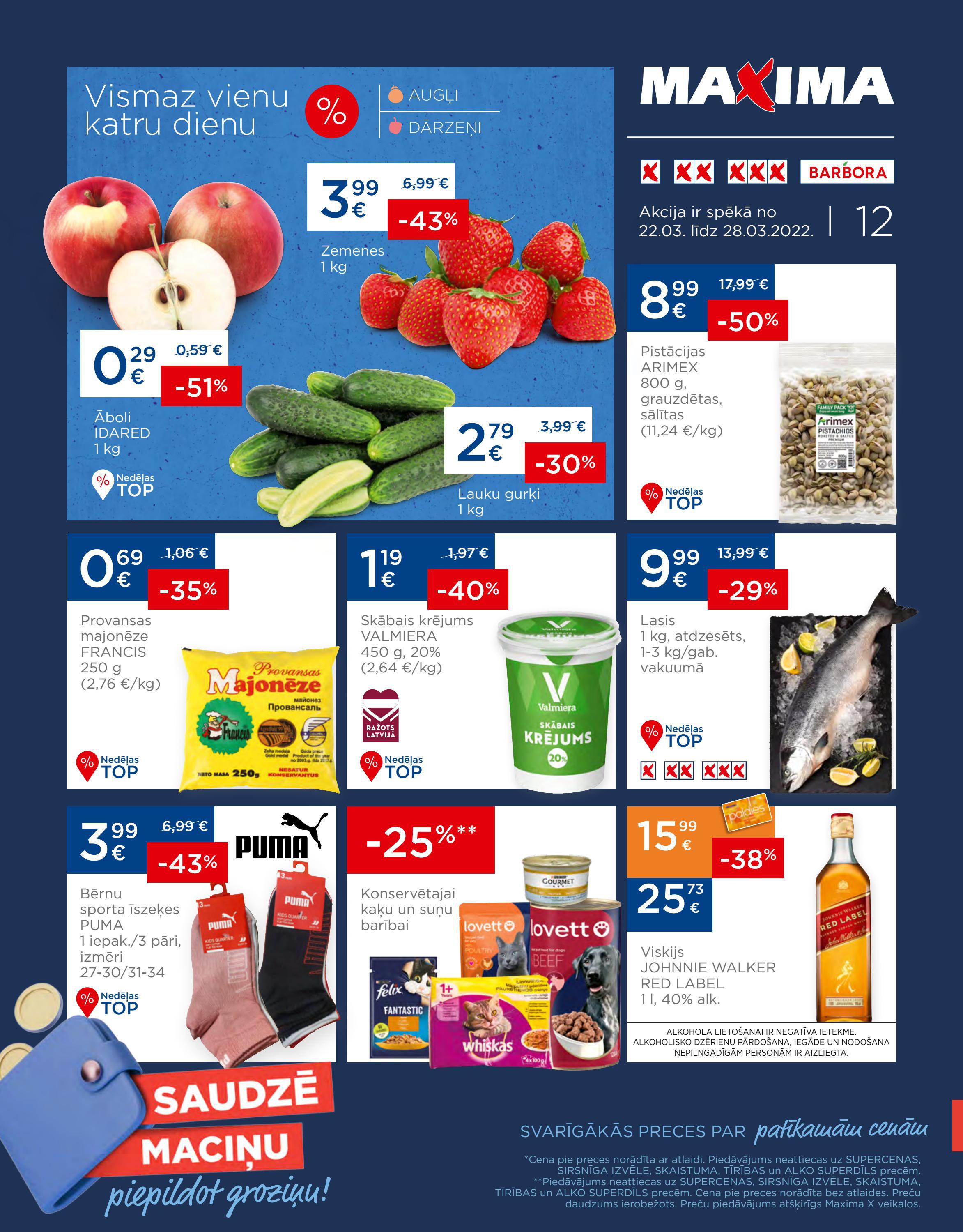MAXIMA | X XX XXX | 22.-28.03.2022. by Maxima Latvija - Issuu