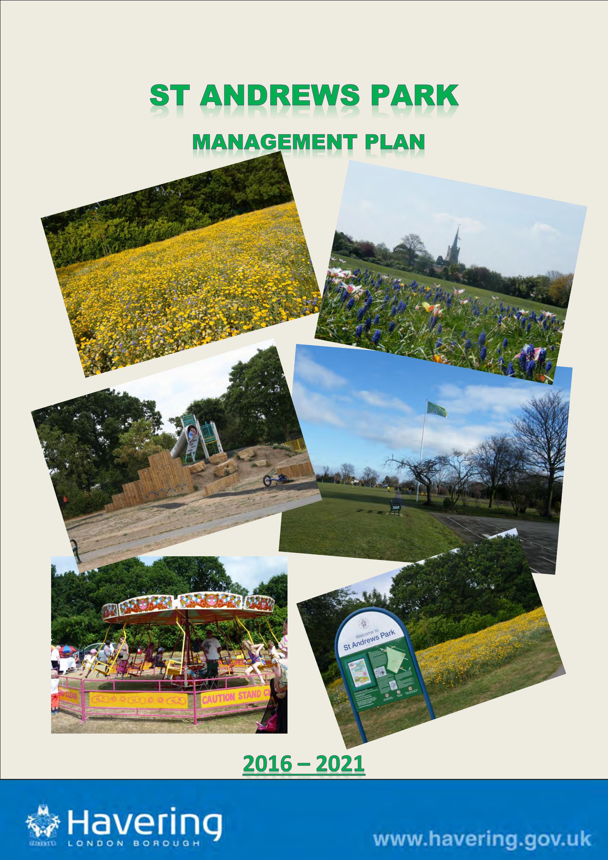 St Andrew's Park Management Plan 2016 - 2021 by Havering Council - Issuu