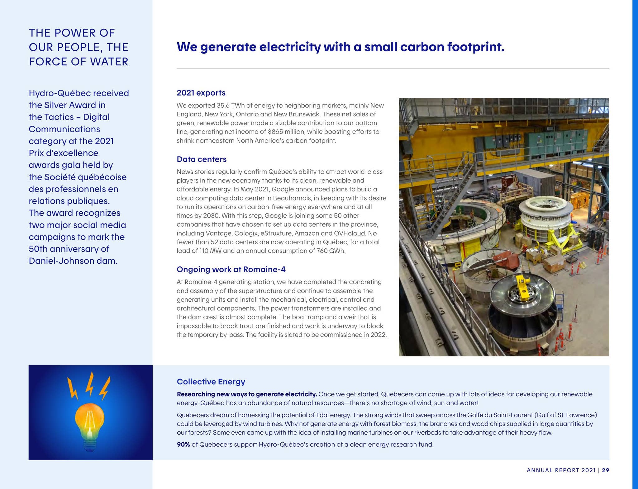 Annual Report 2021 by Hydro-Québec - Issuu