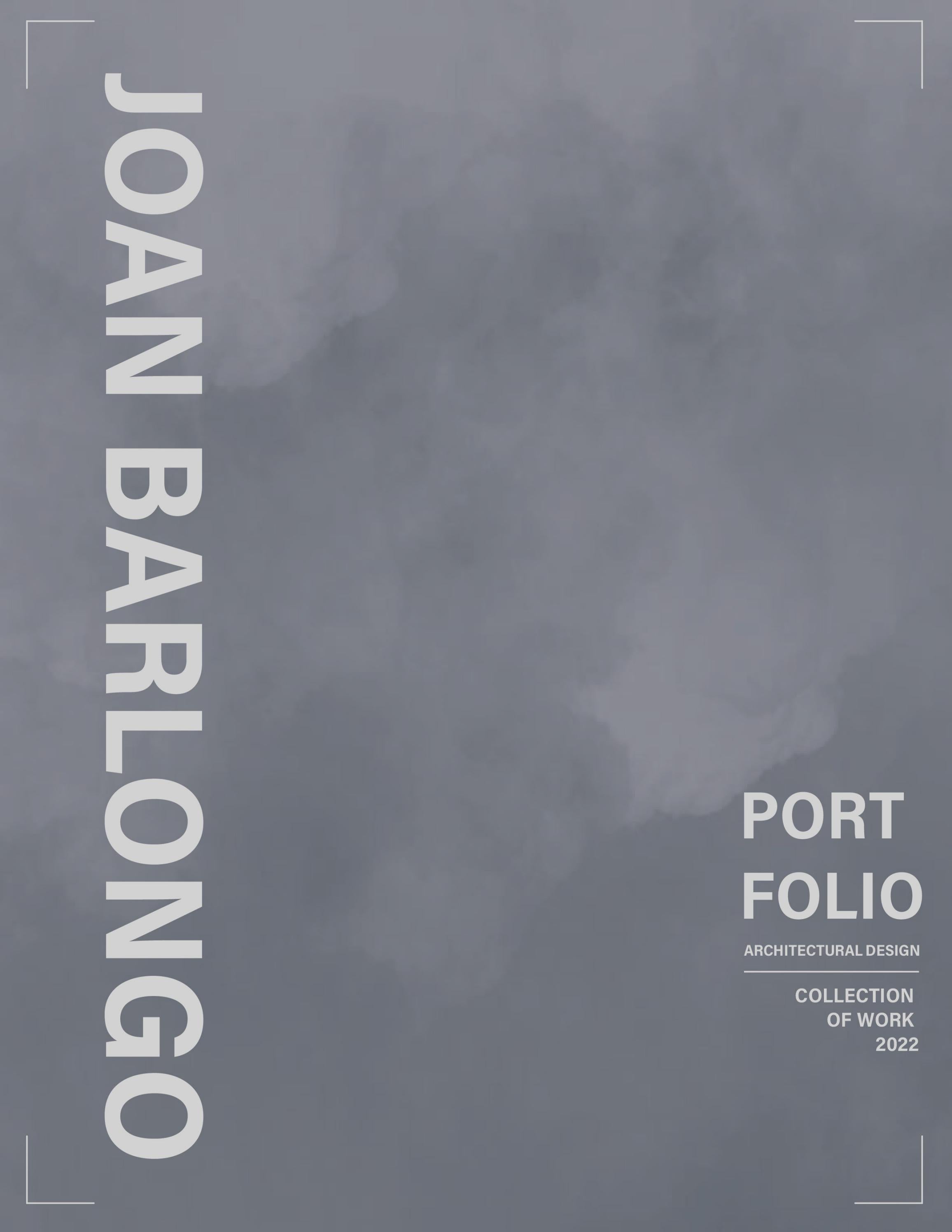 Architecture Portfolio 2019-2022 by joan.barlongo - Issuu