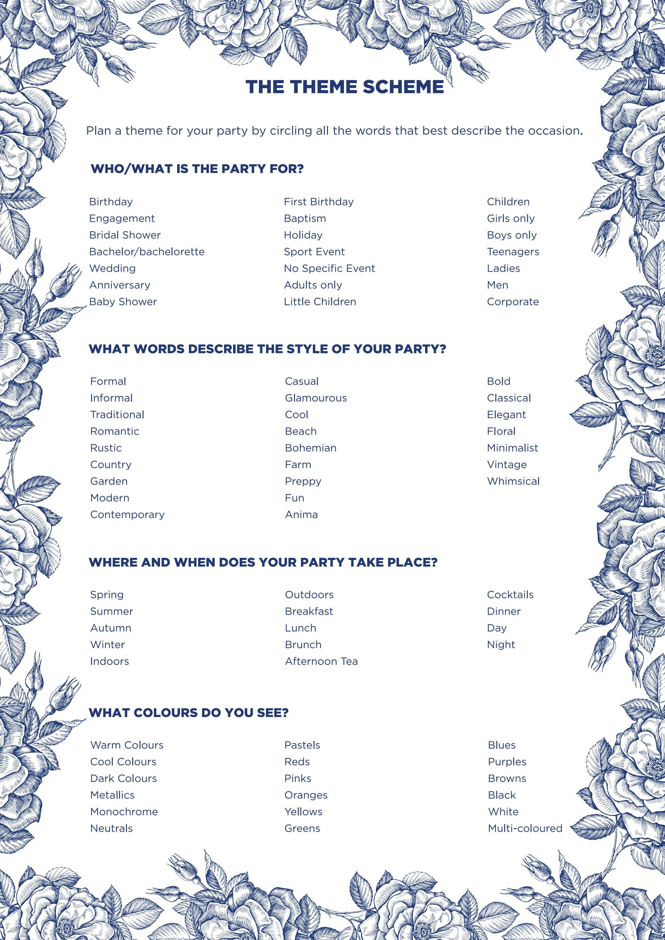 The Party Theme Planner by ingoodcompany.co.za - Issuu