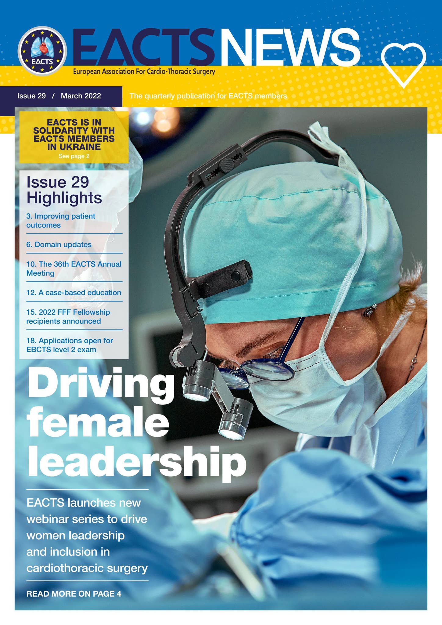 Issue 29 | March 2022 - EACTS News by EACTS - Issuu