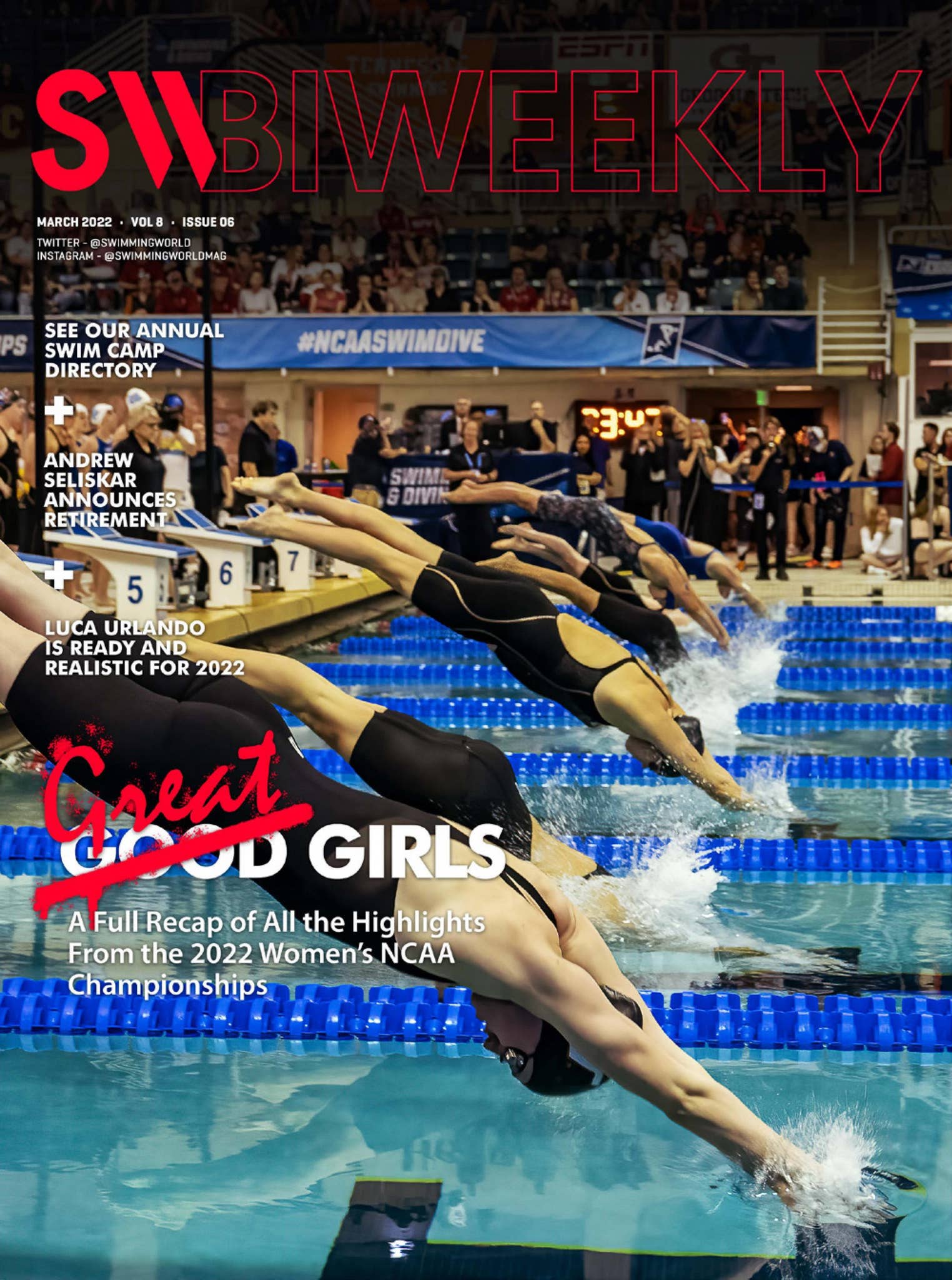 SW Biweekly March 21, 2022 Issue by Swimming World Magazine - Issuu