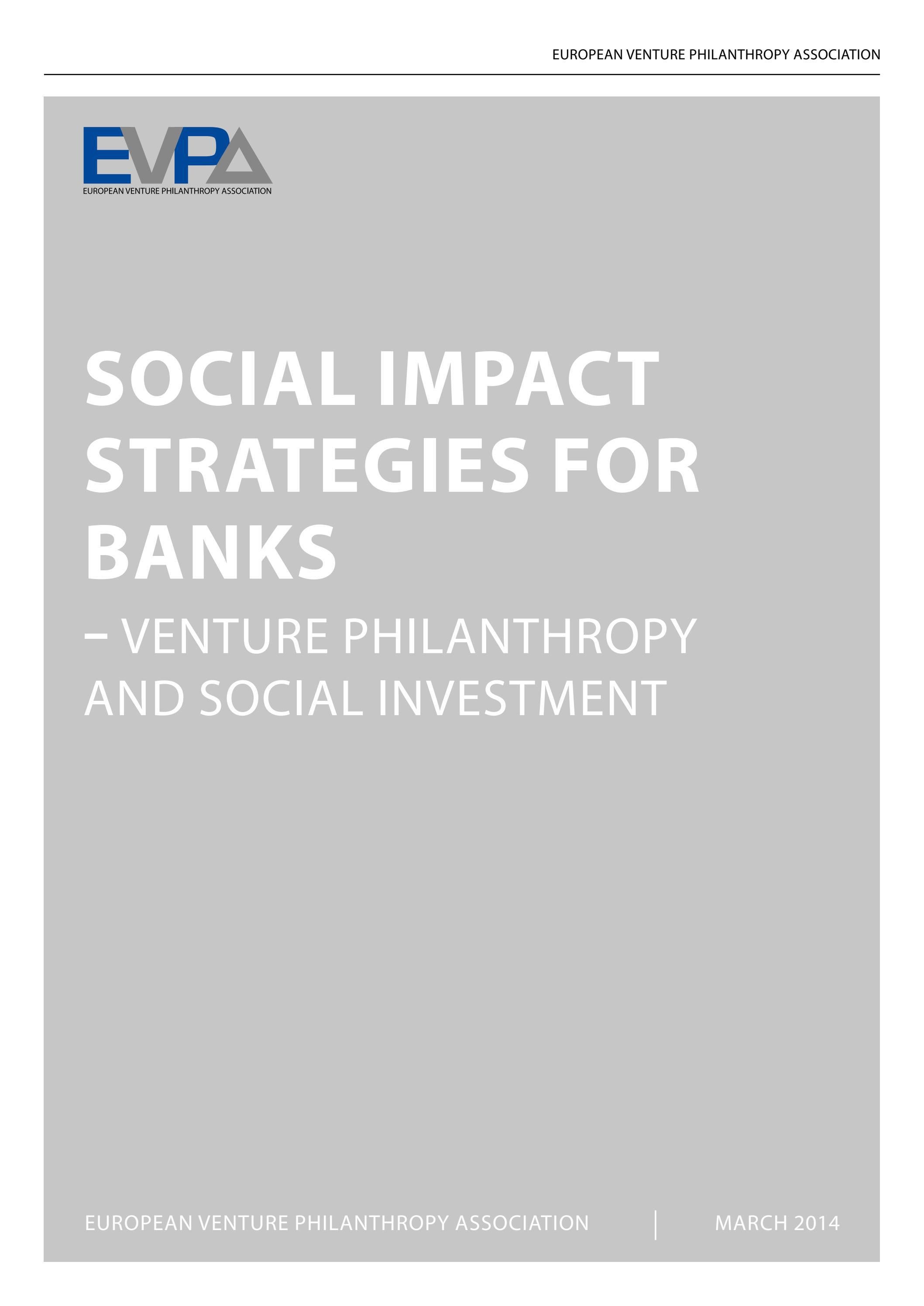 Social Impact Strategies for Banks by EVPA - Issuu
