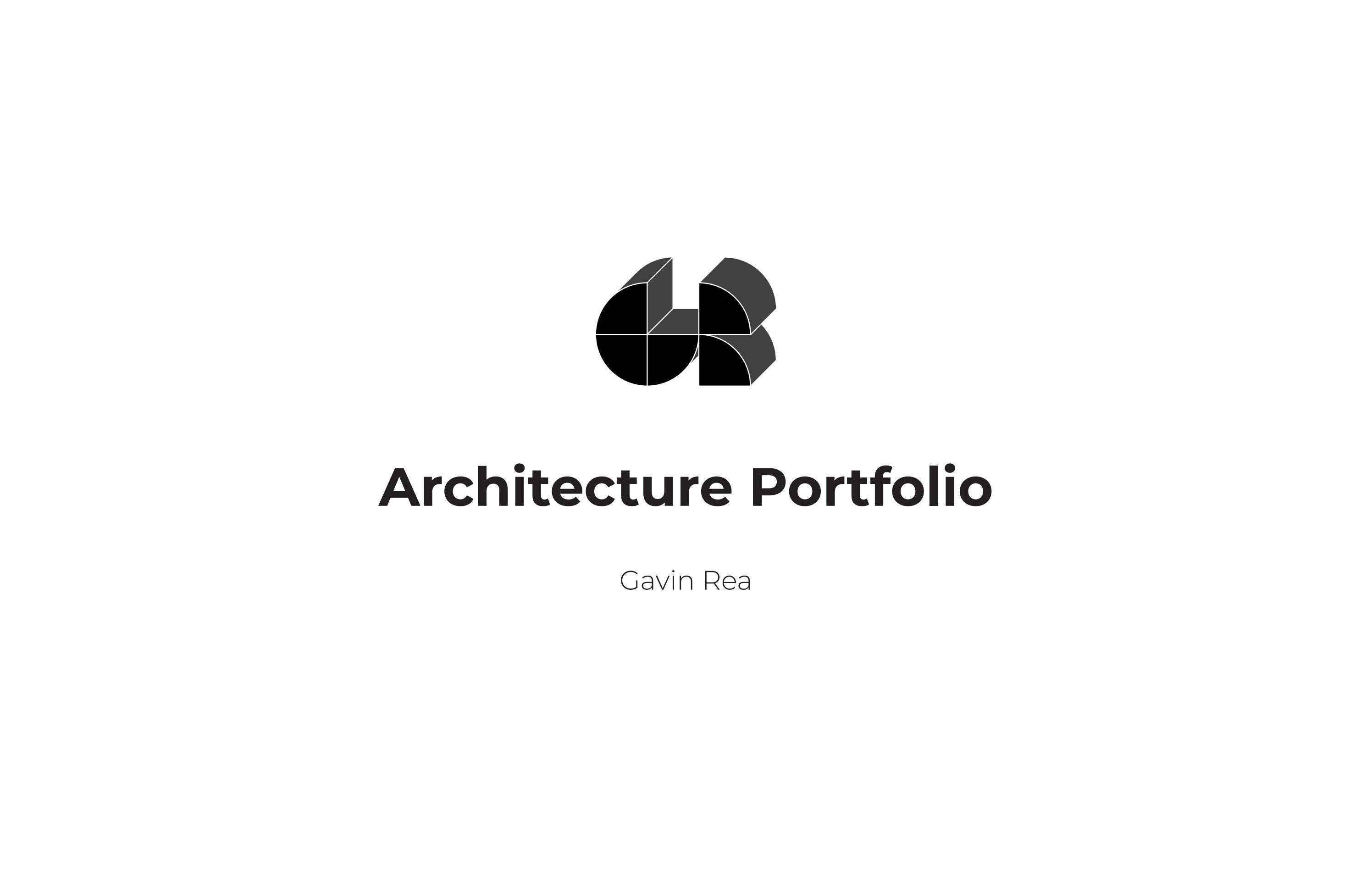 Gavin Rea Architecture Portfolio by gavin_rea - Issuu