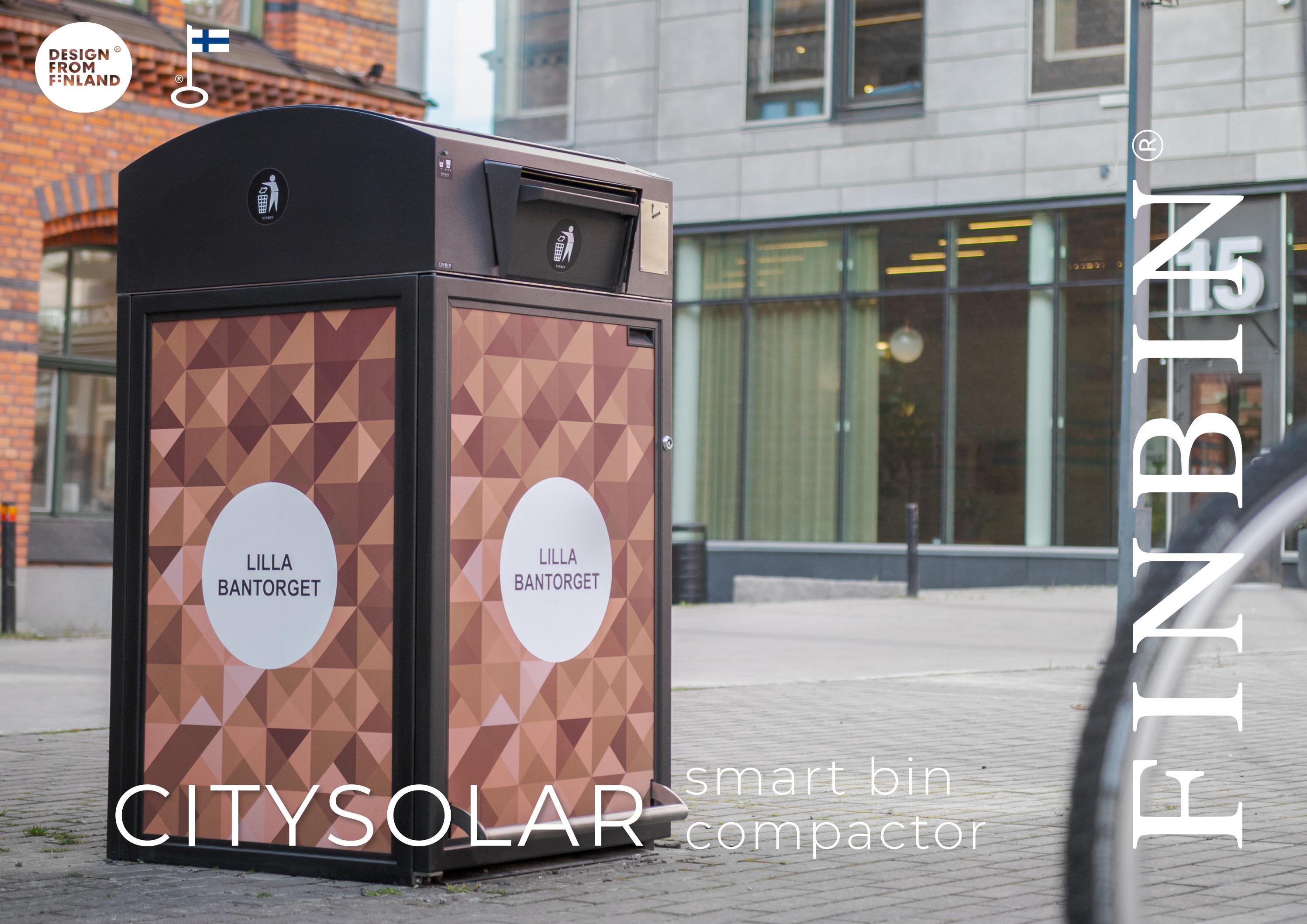 CitySolar - Smart bin compactor by Lehtovuori - Finbin - Issuu