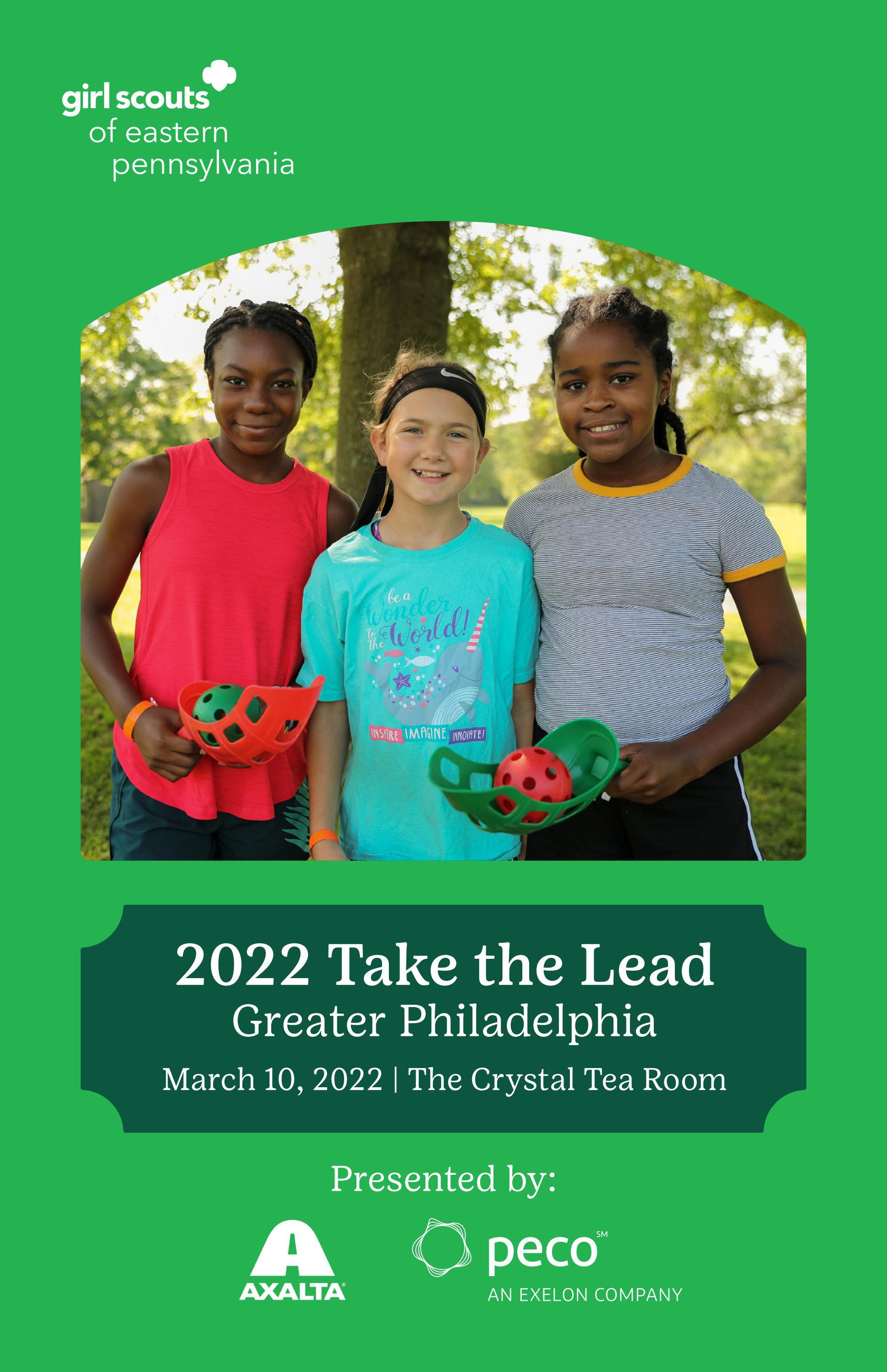 2022 Take the Lead – Philadelphia Program by Girl Scouts of Eastern ...