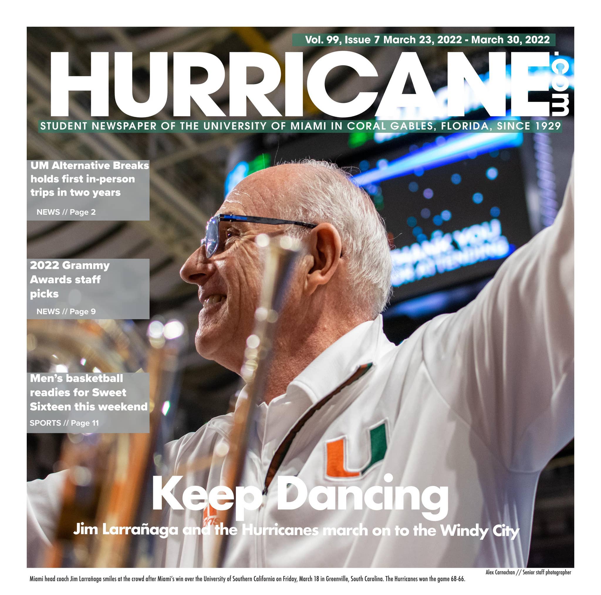 The Miami Hurricane: March 23, 2022 by The Miami Hurricane - Issuu