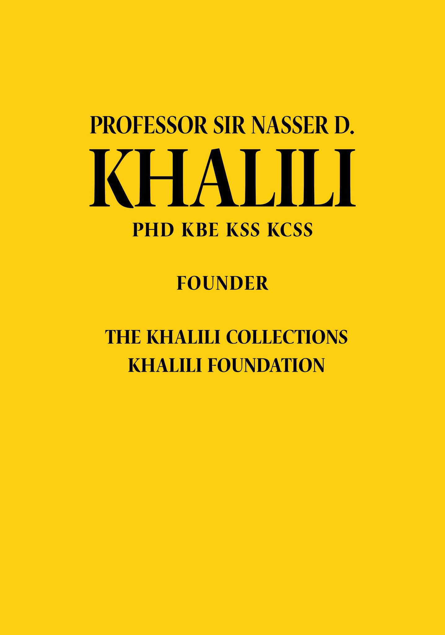 The Khalili Collections | Khalili Foundation by Park Communications - Issuu