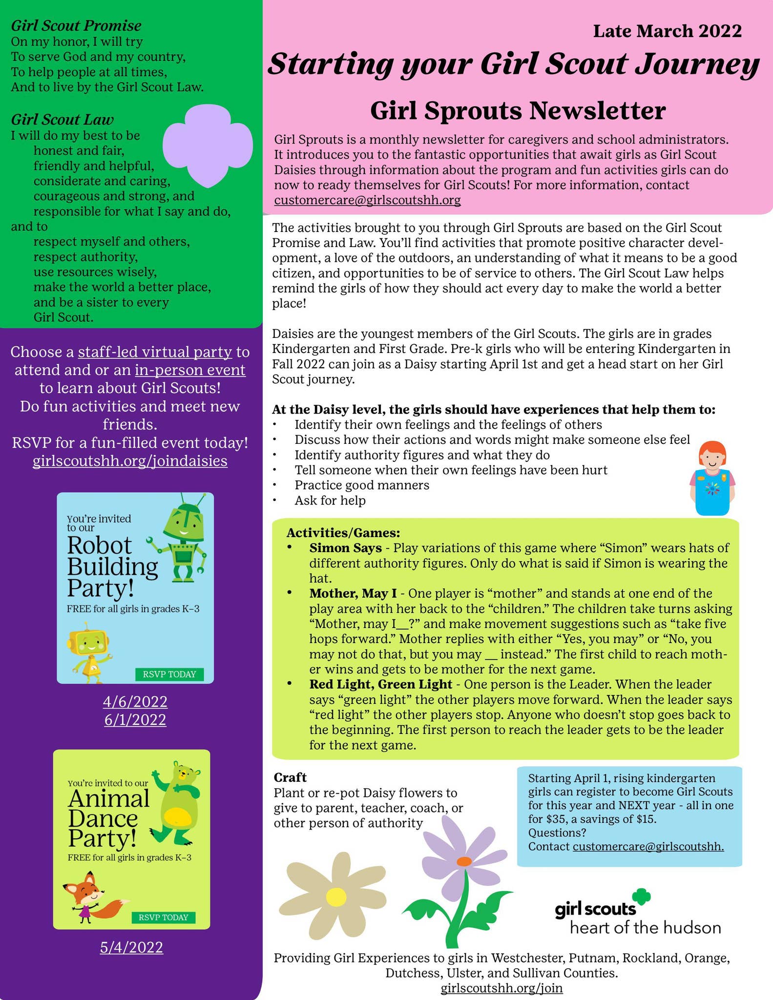 Girl Scout Law Craft