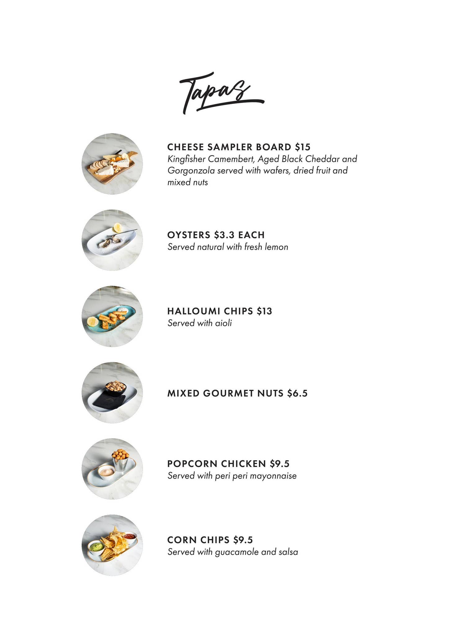 Atrium Bar Tapas Menu by Bankstown Sports Club - Issuu