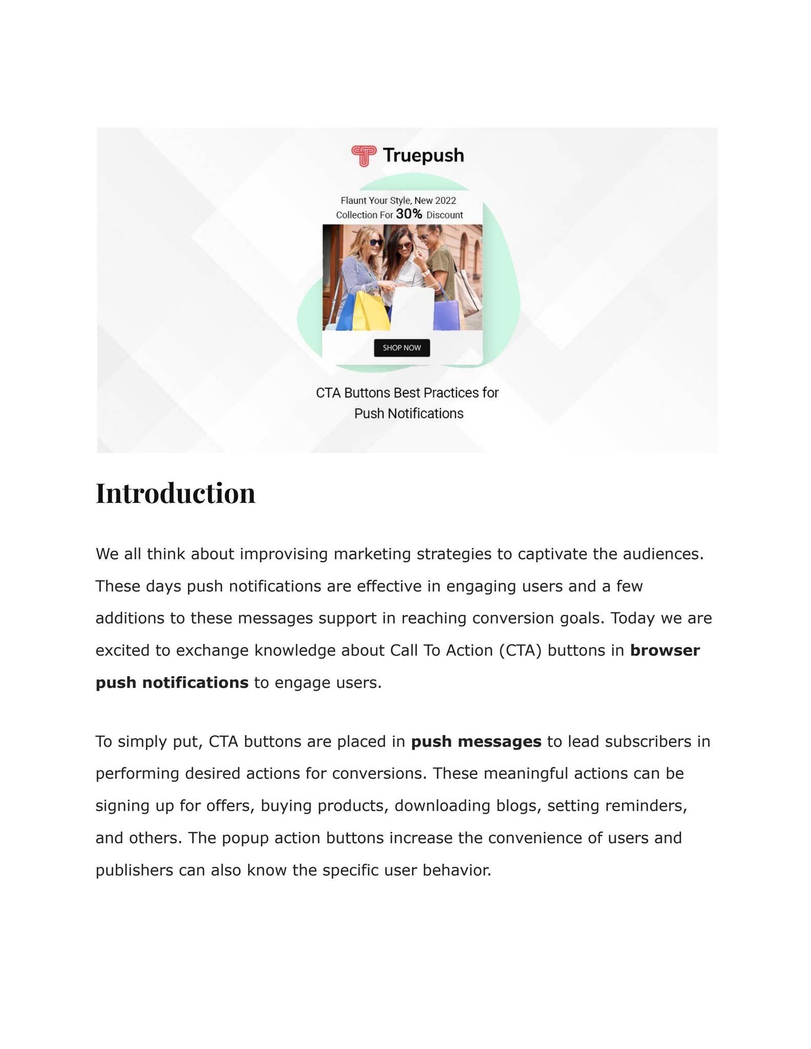 10 Proven Push Notifications CTA Buttons Best Practices & Use Cases To ...
