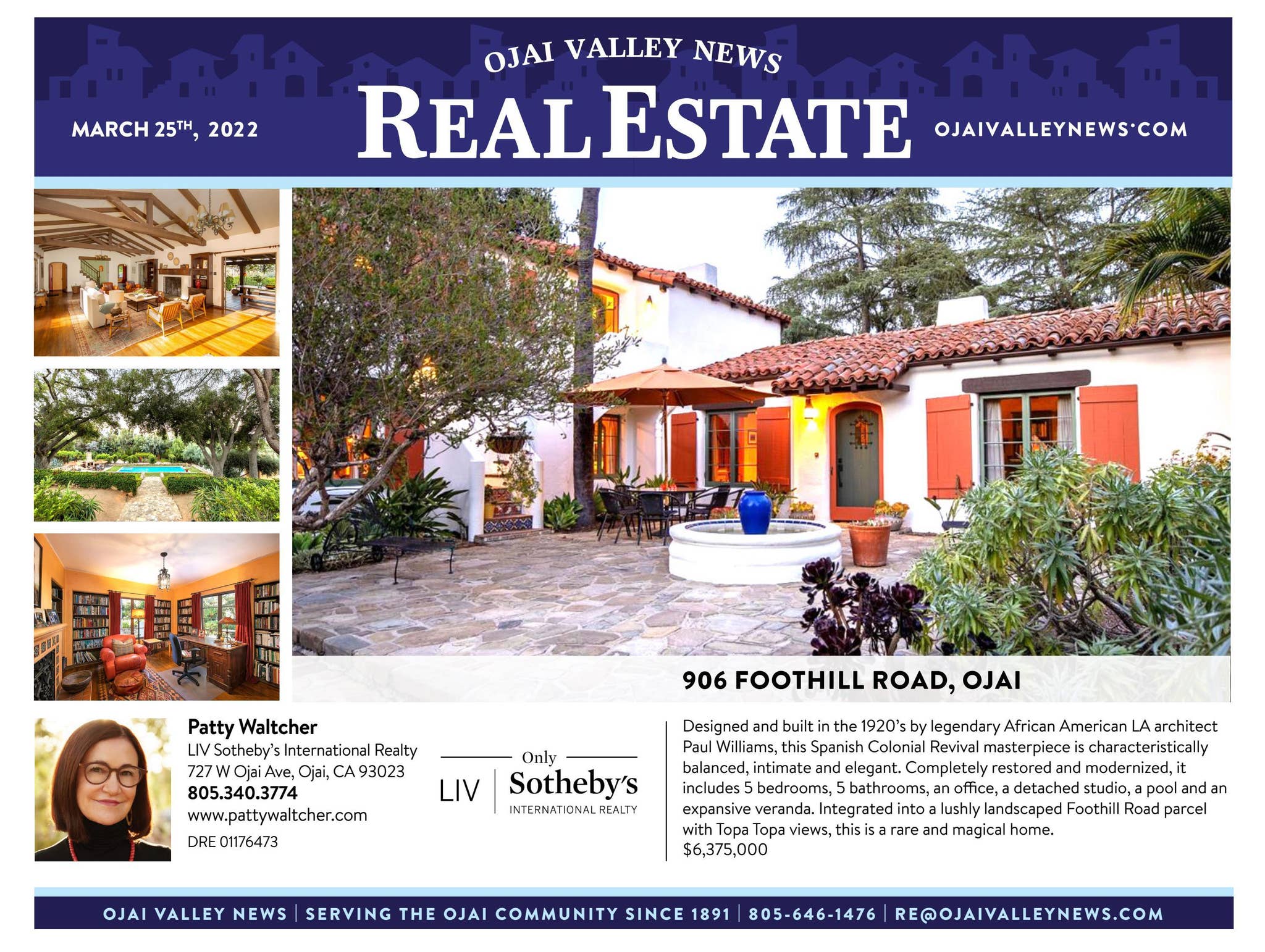Ojai Valley News Real Estate Guide. March 25, 2022 by Ojai Magazine - Issuu