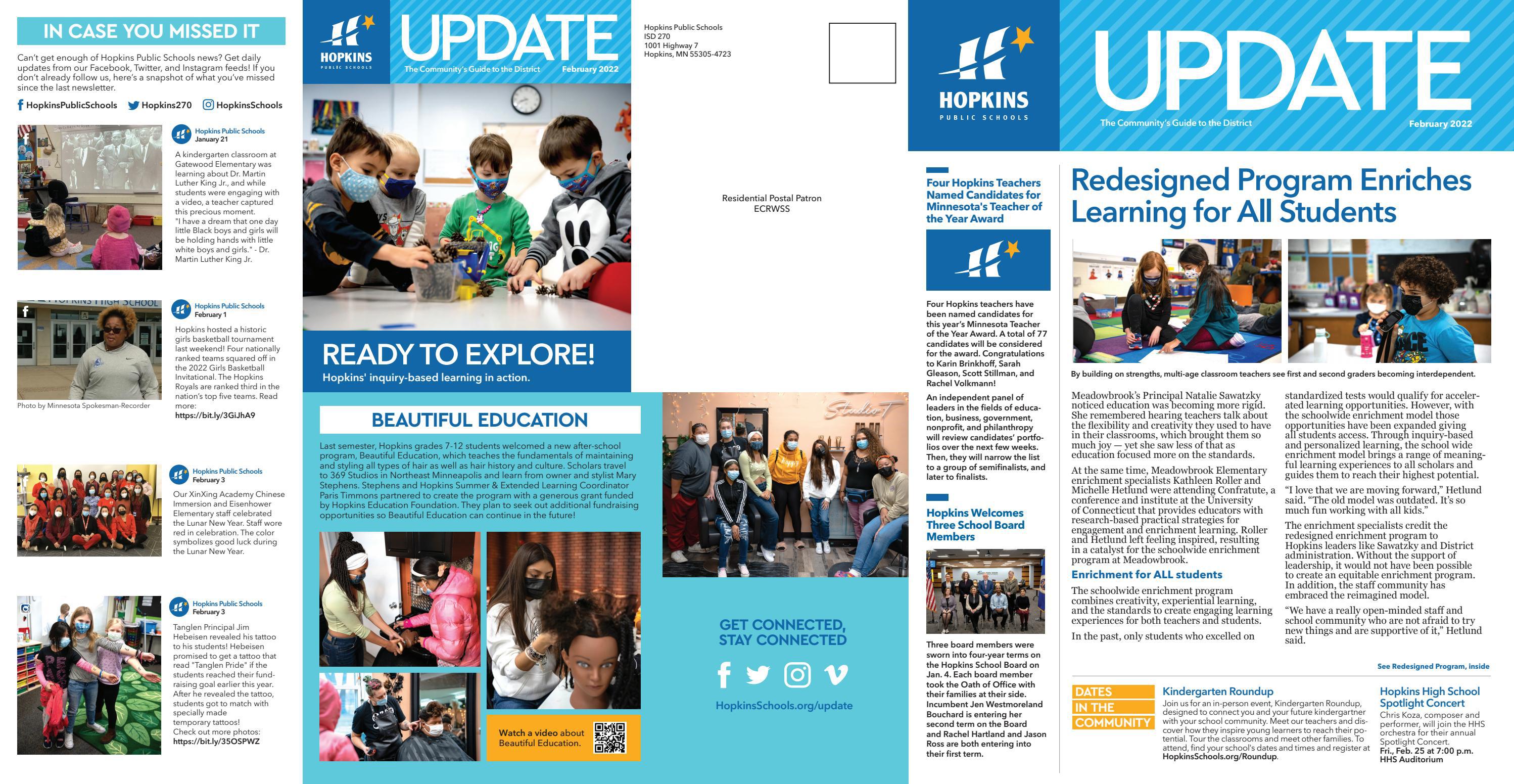 Hopkins Spring Update 2022 by Hopkins Public Schools - Issuu