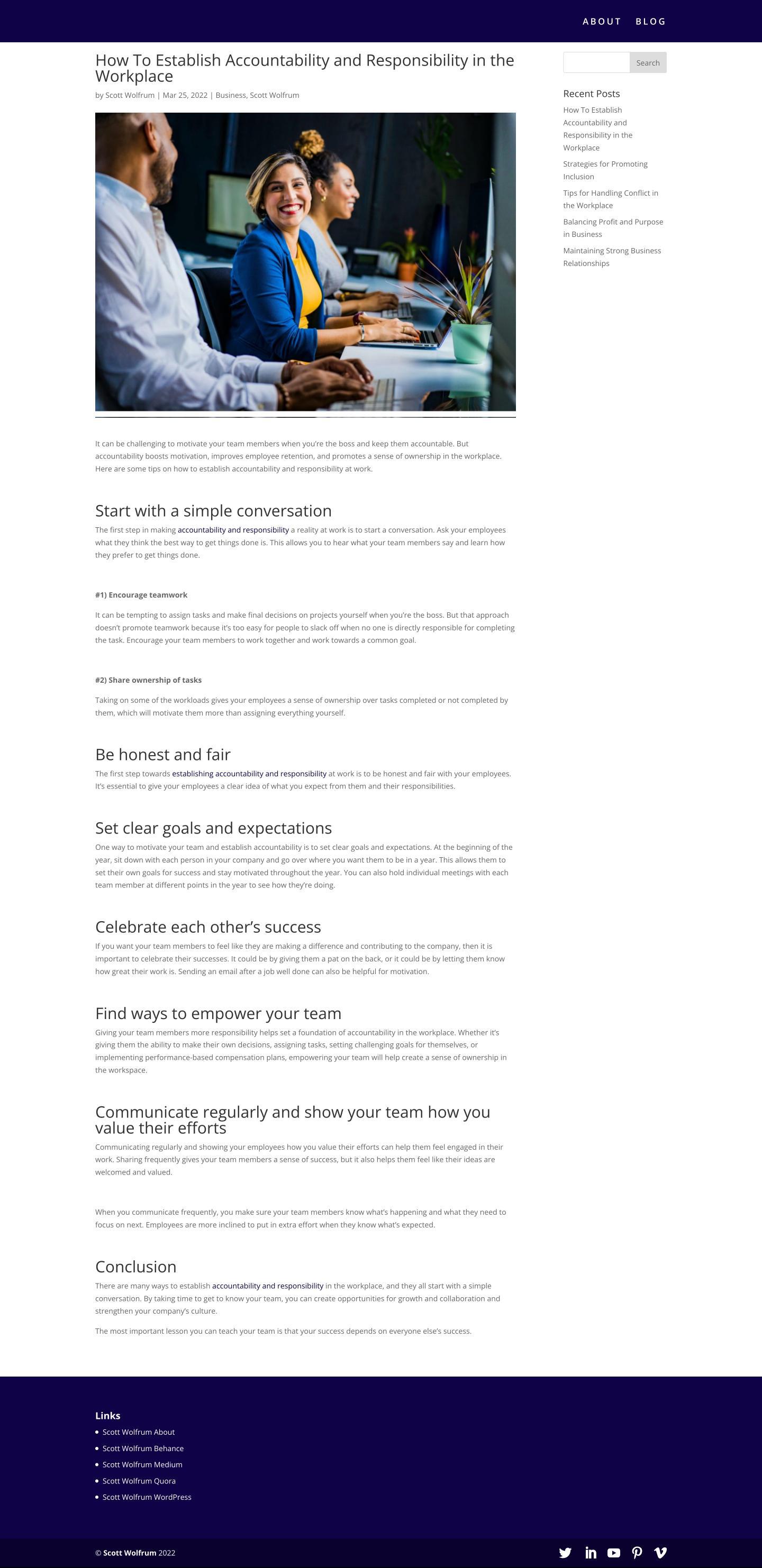 How To Establish Accountability and Responsibility in the Workplace by ...