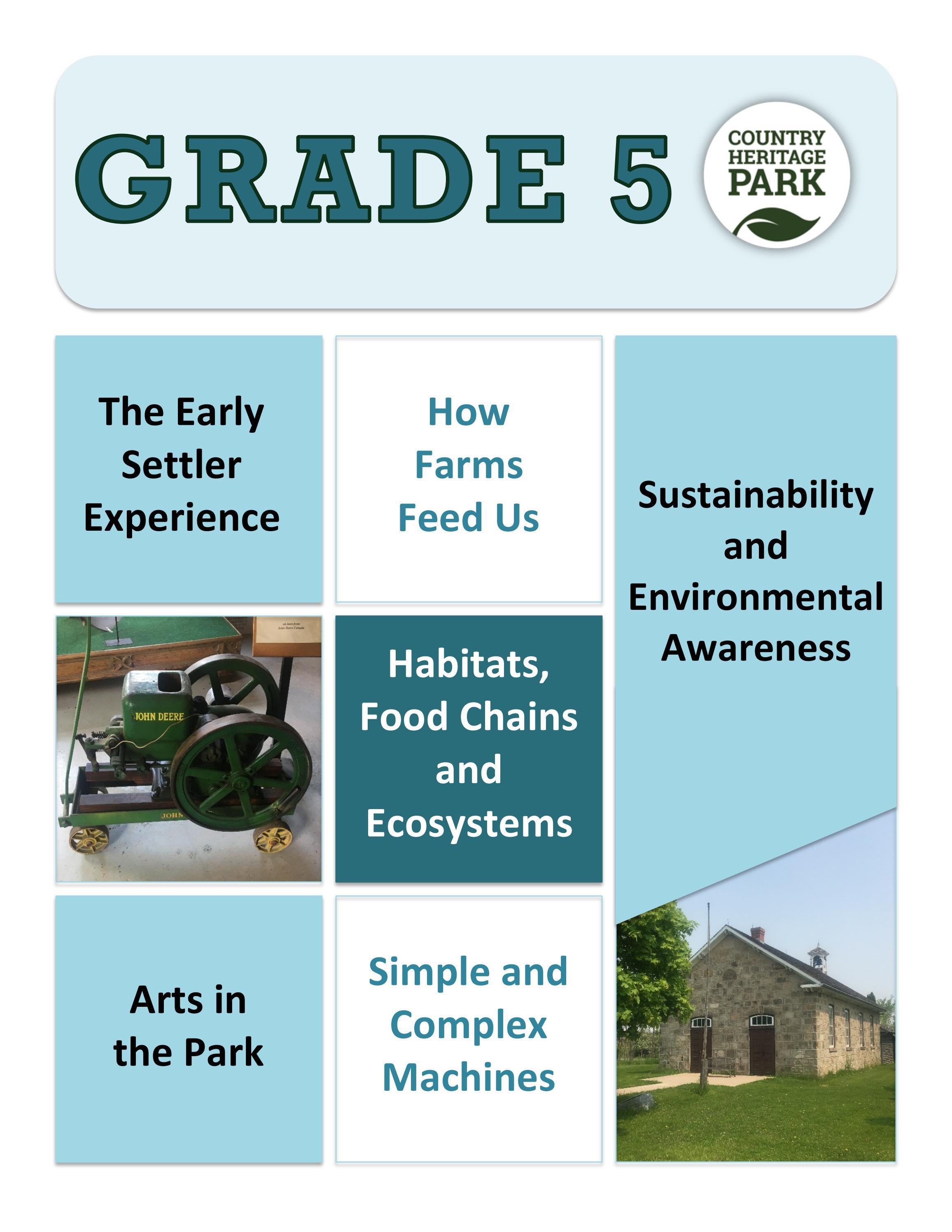 Grade 5 How Farms Feed Us by countryheritagepark - Issuu