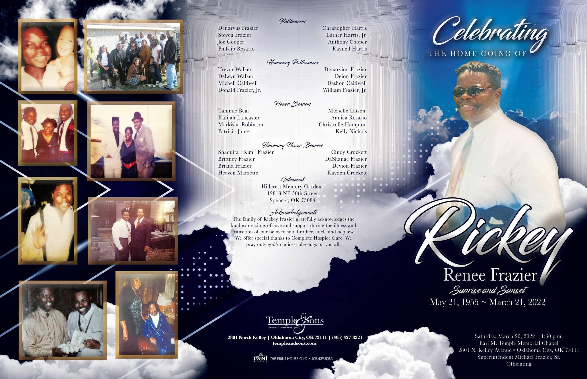 Rickey Frazier Program by The Print House - Issuu