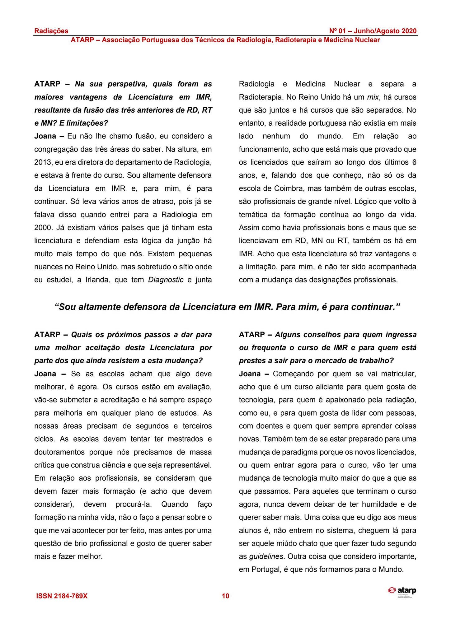Revista Radiações - Número 01 by Revista Radiações - ATARP - Issuu