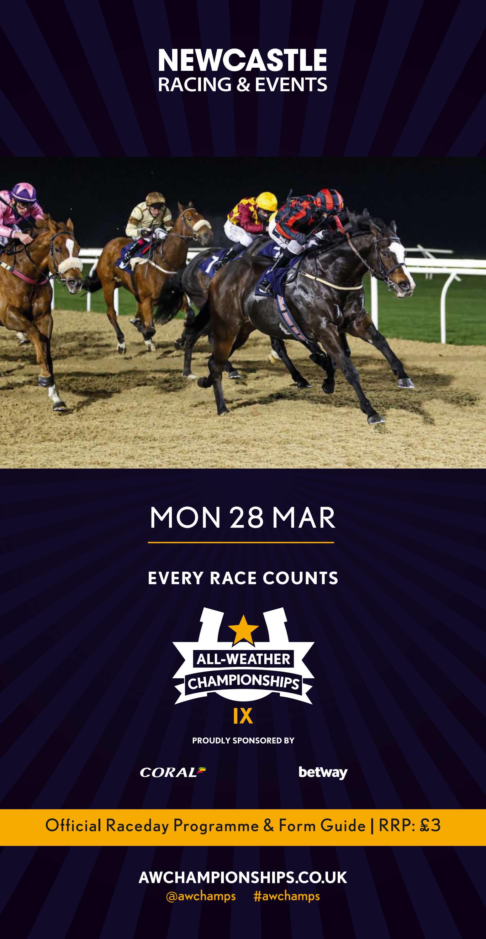 Newcastle Racecard - Monday 28th March by Arena Racing Company - Issuu