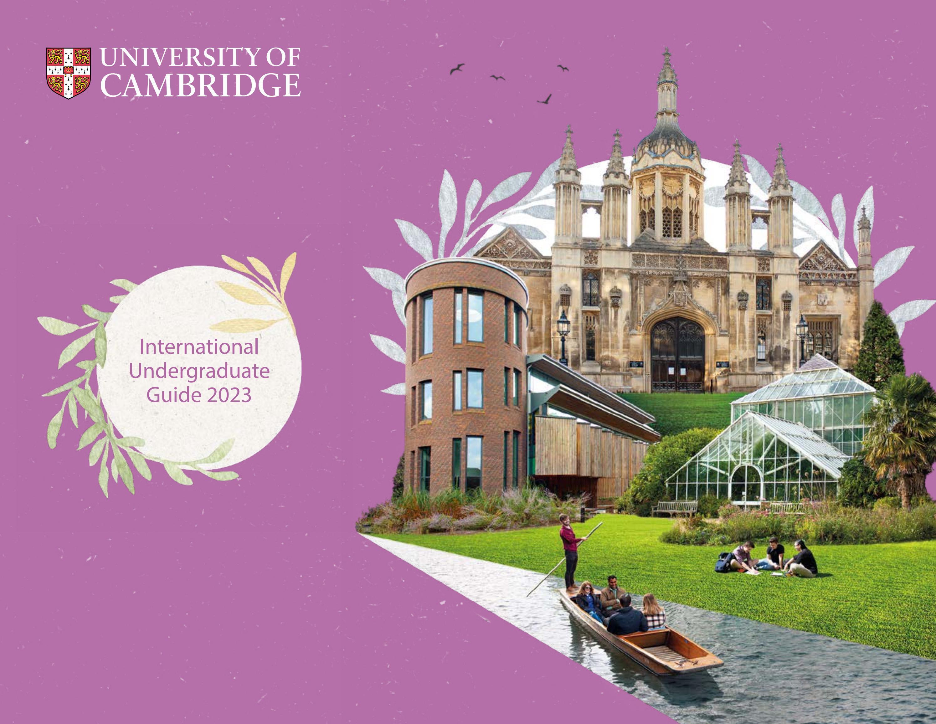 University Of Cambridge International Students Guide 2023 By