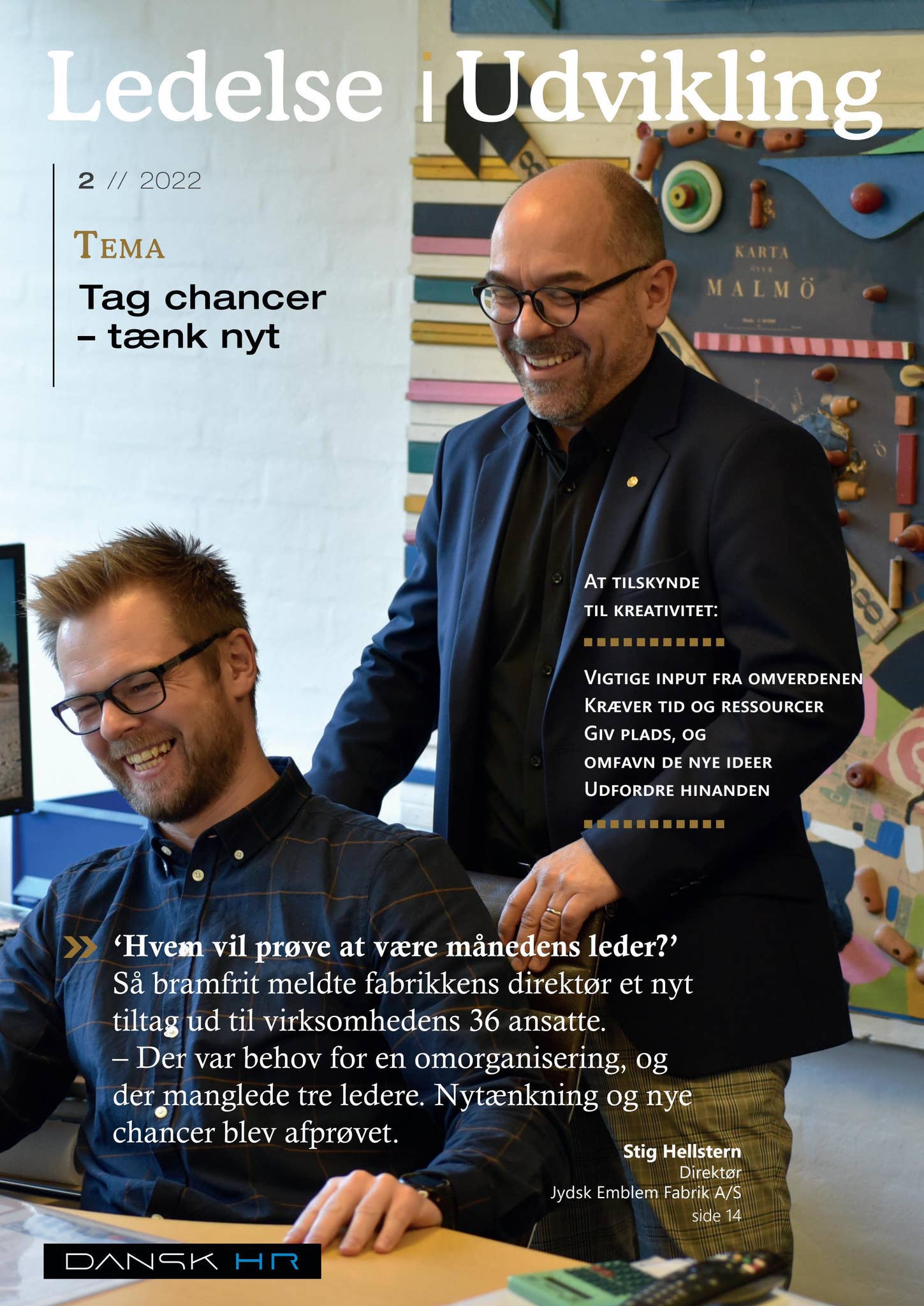 Ledelse i Udvikling 2 2022 - Tag chancer - tænk nyt by DANSK HR - Issuu