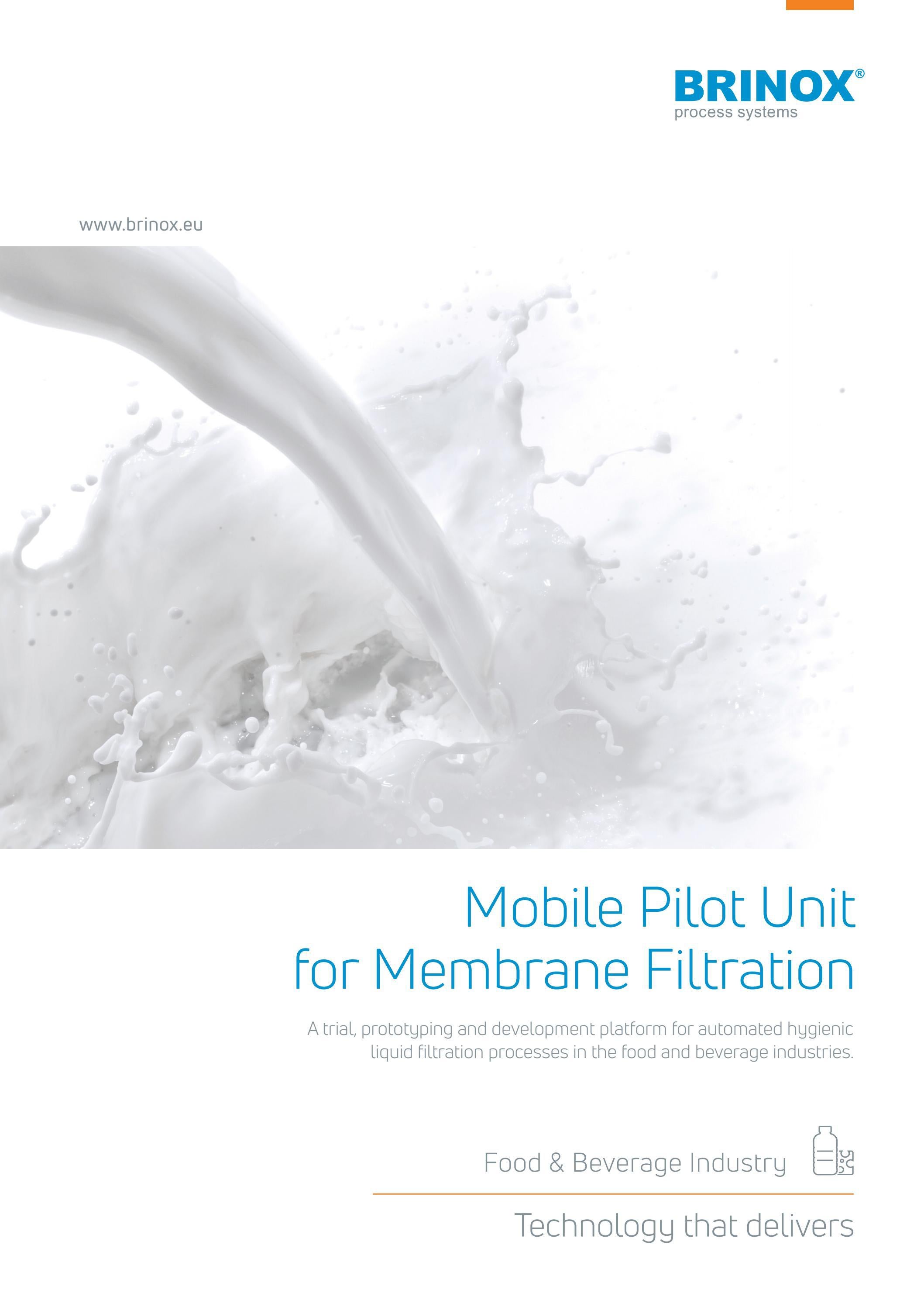 Brinox Mobile Pilot Unit for Membrane Filtration by brinoxsi - Issuu