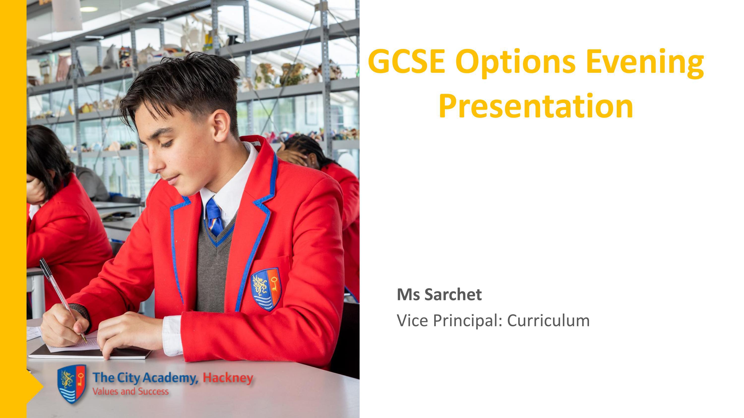 GCSE Options Evening Presentation 2022 by The City Academy, Hackney - Issuu