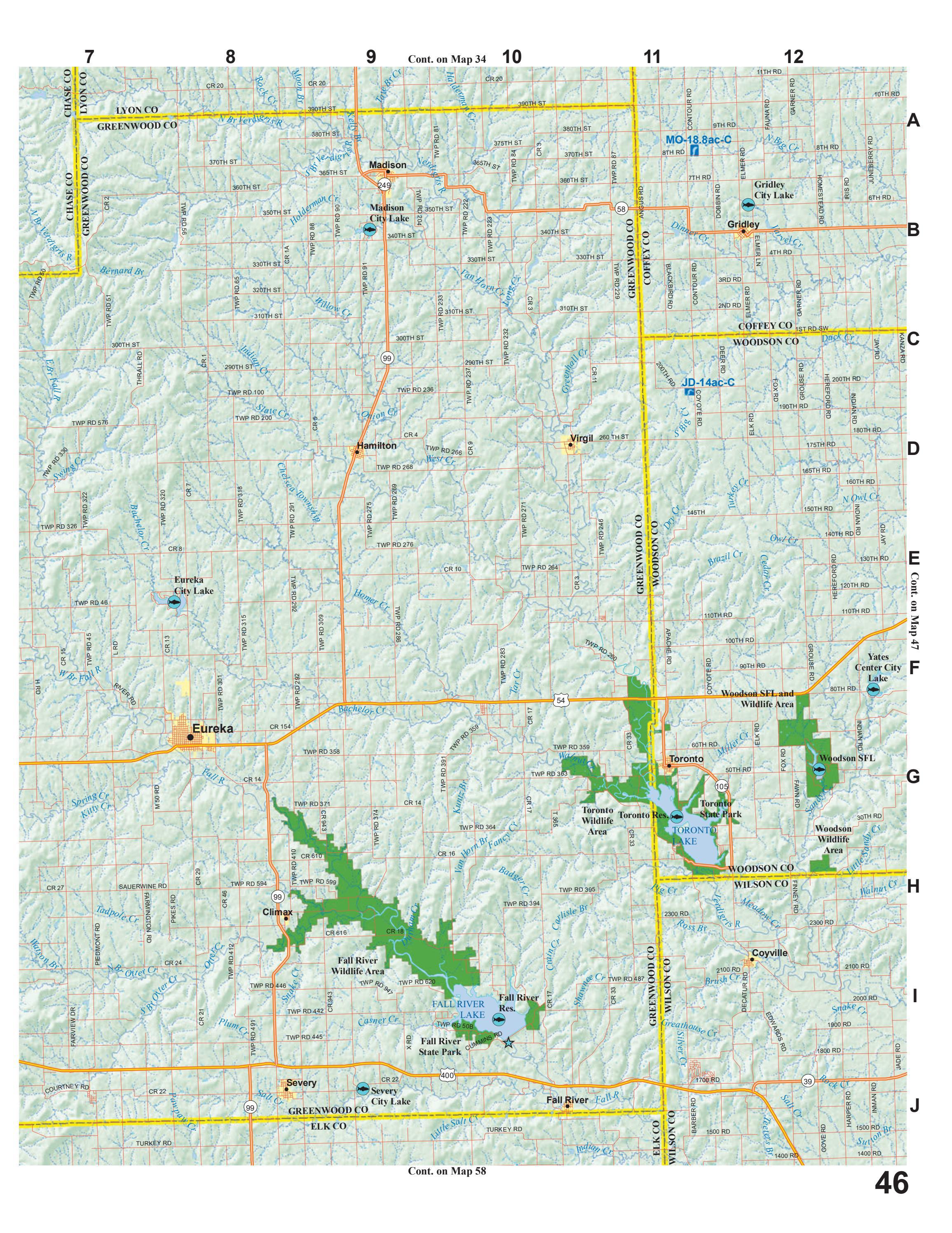 2022 Atlas de pesca de Kansas by Kansas Department of Wildlife & Parks ...