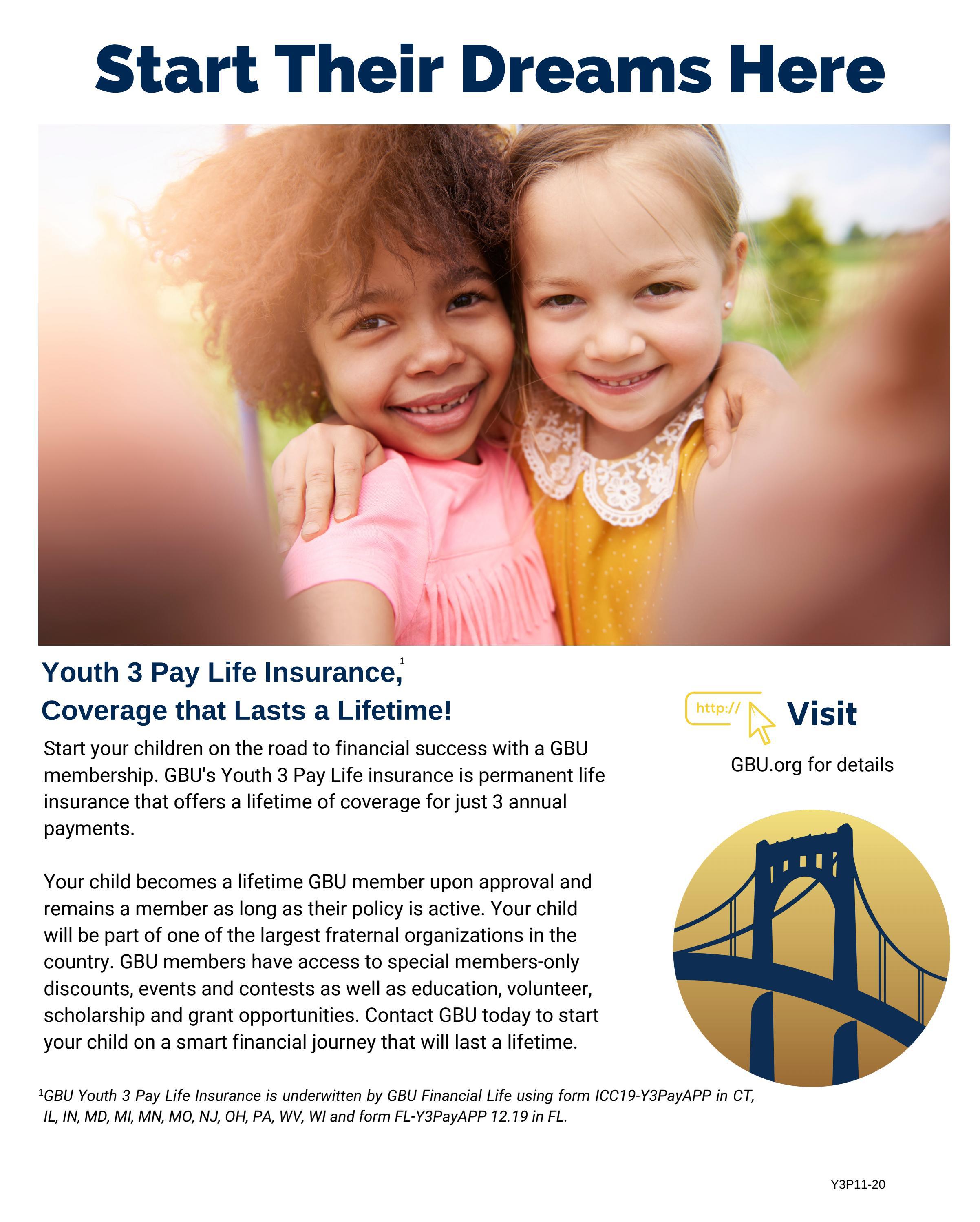 Youth 3 Pay Life Brochure by GBULife - Issuu