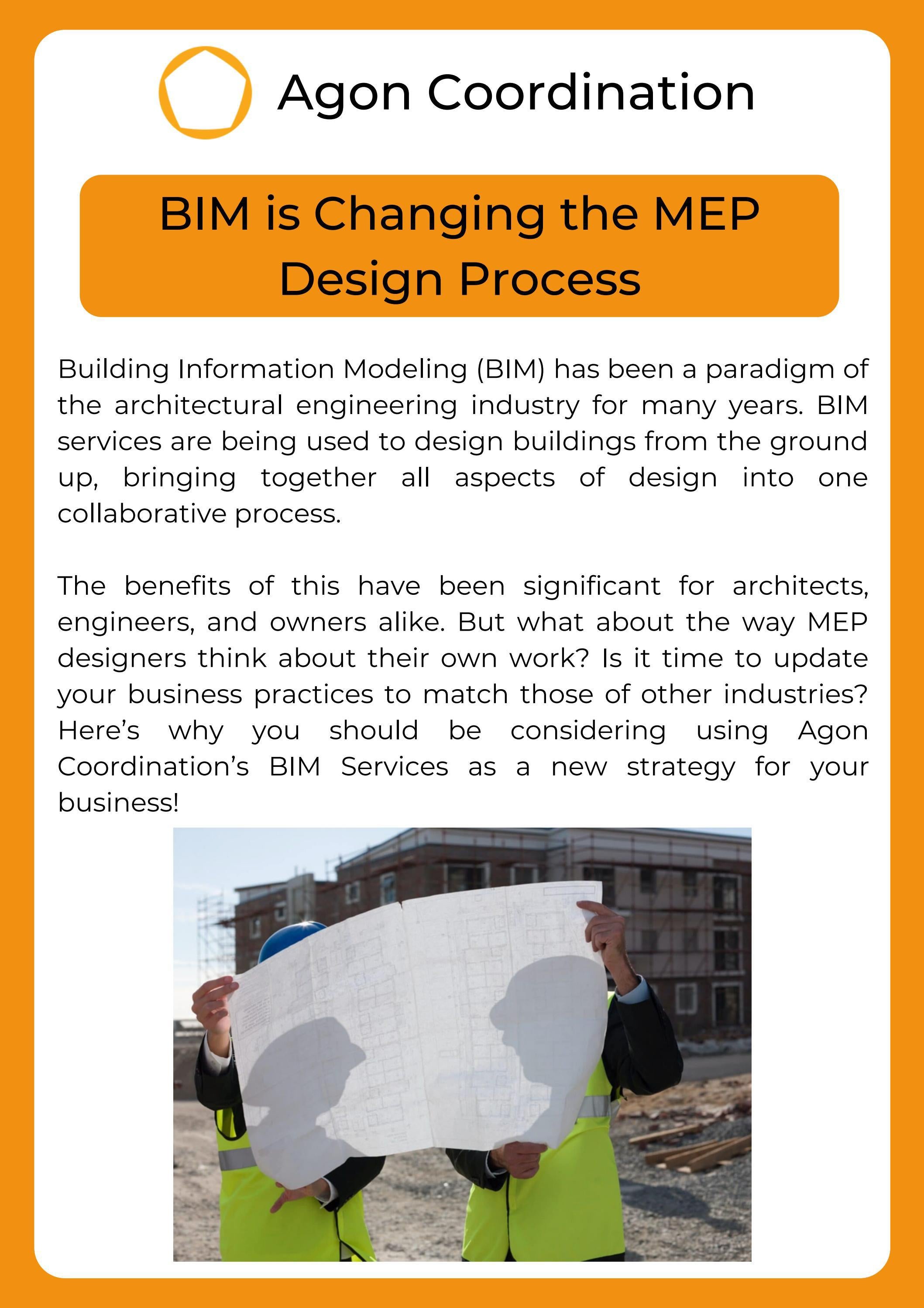 BIM is Changing the MEP Design Process by agoncoordination - Issuu