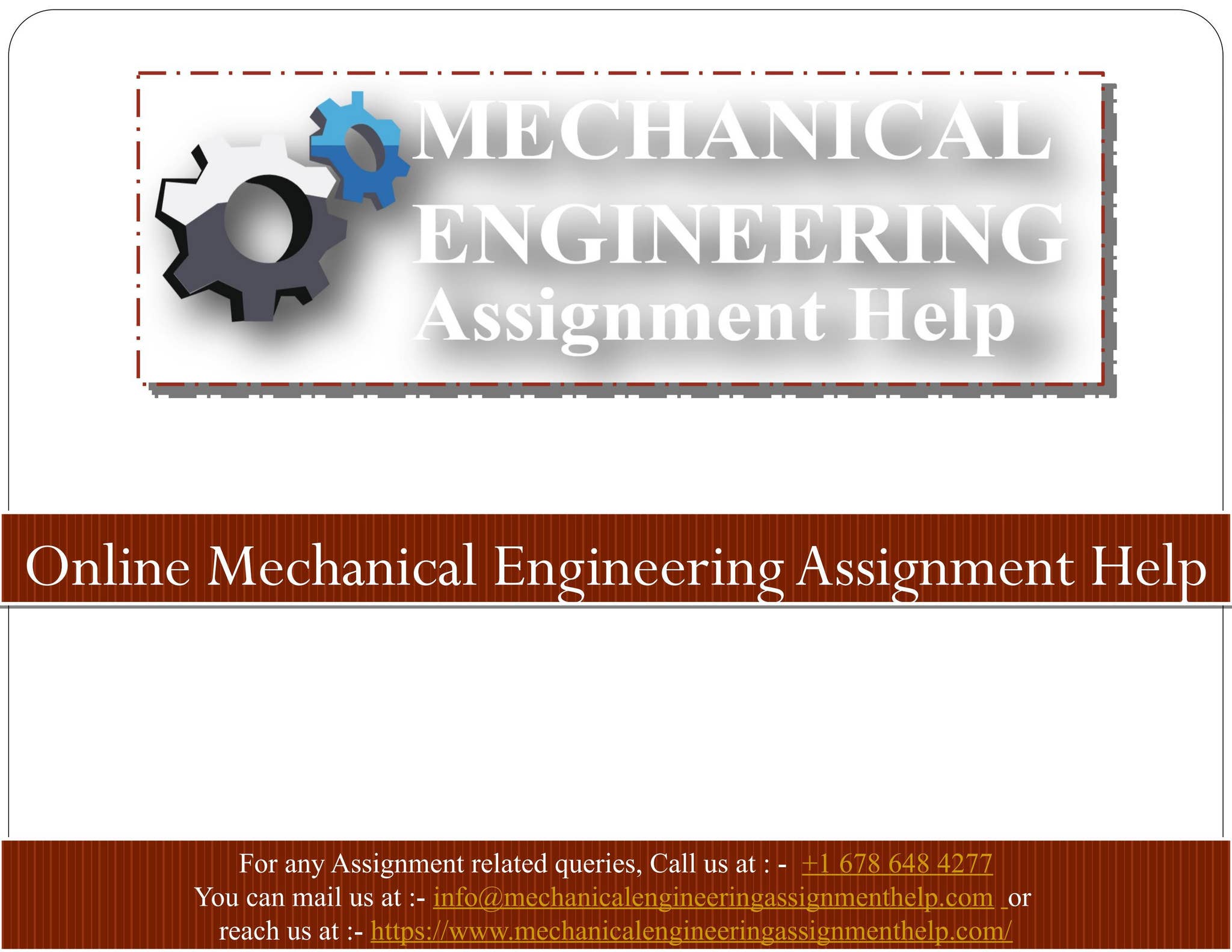 Mechanical Engineering Assignment Help by Mechanical Engineering ...