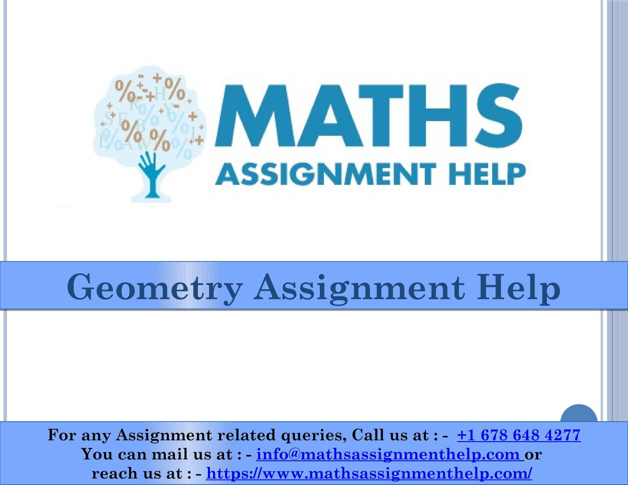 Geometry Assignment Help by Maths Assignment Help - Issuu