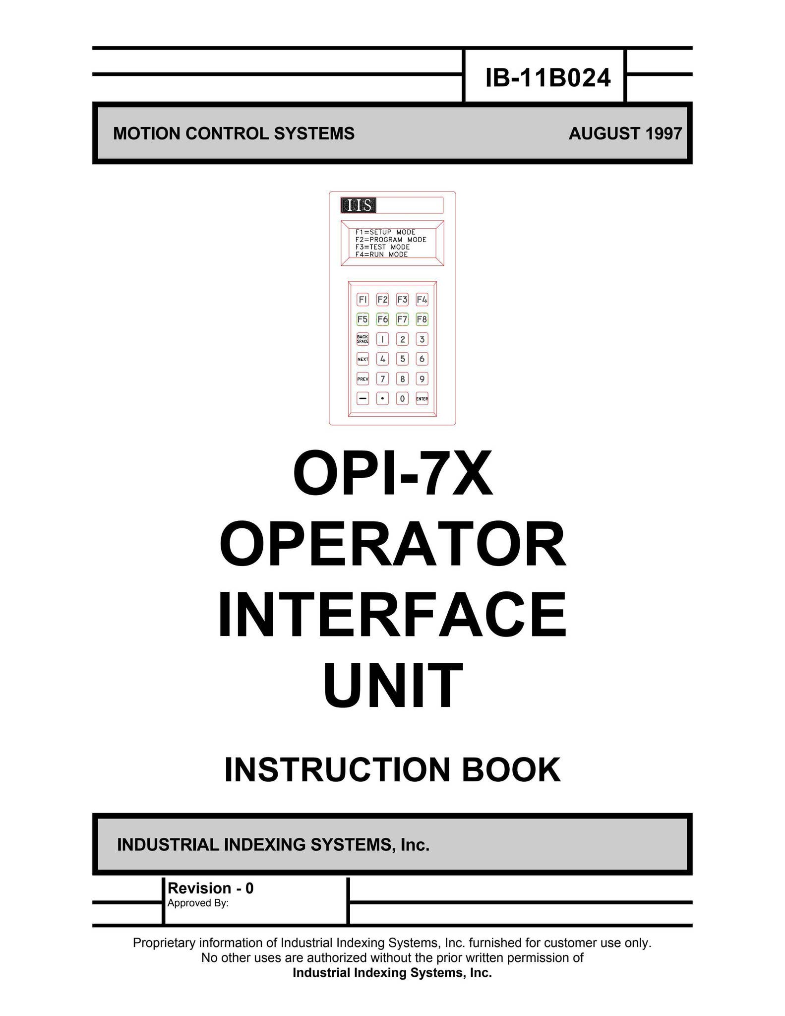 OPI-7X Operator Interface Unit [IB-11B024] by IEB Media - Issuu