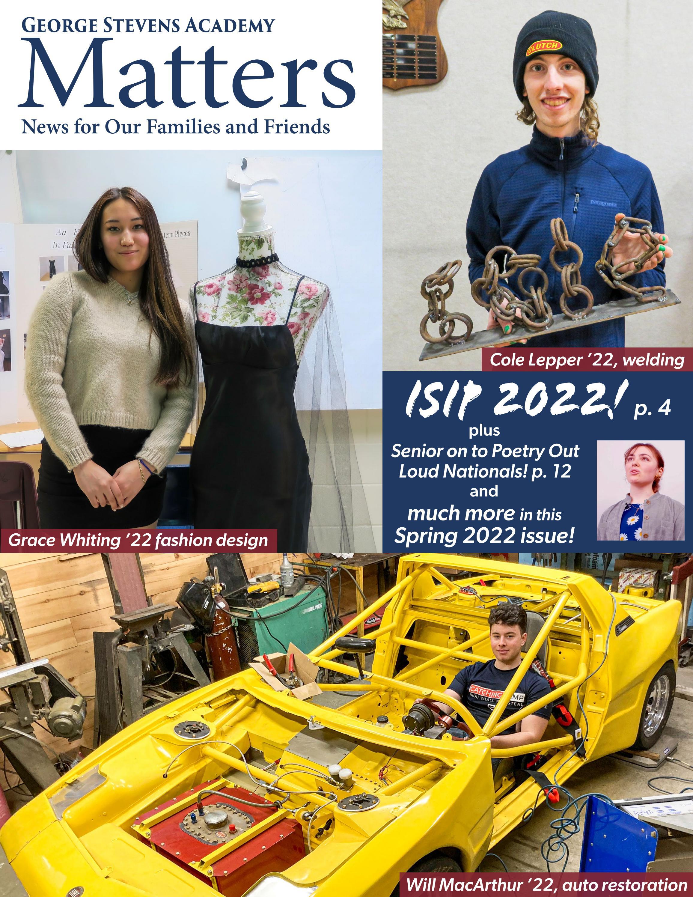 GSA Matters Spring 2022 by GeorgeStevensAcademy - Issuu