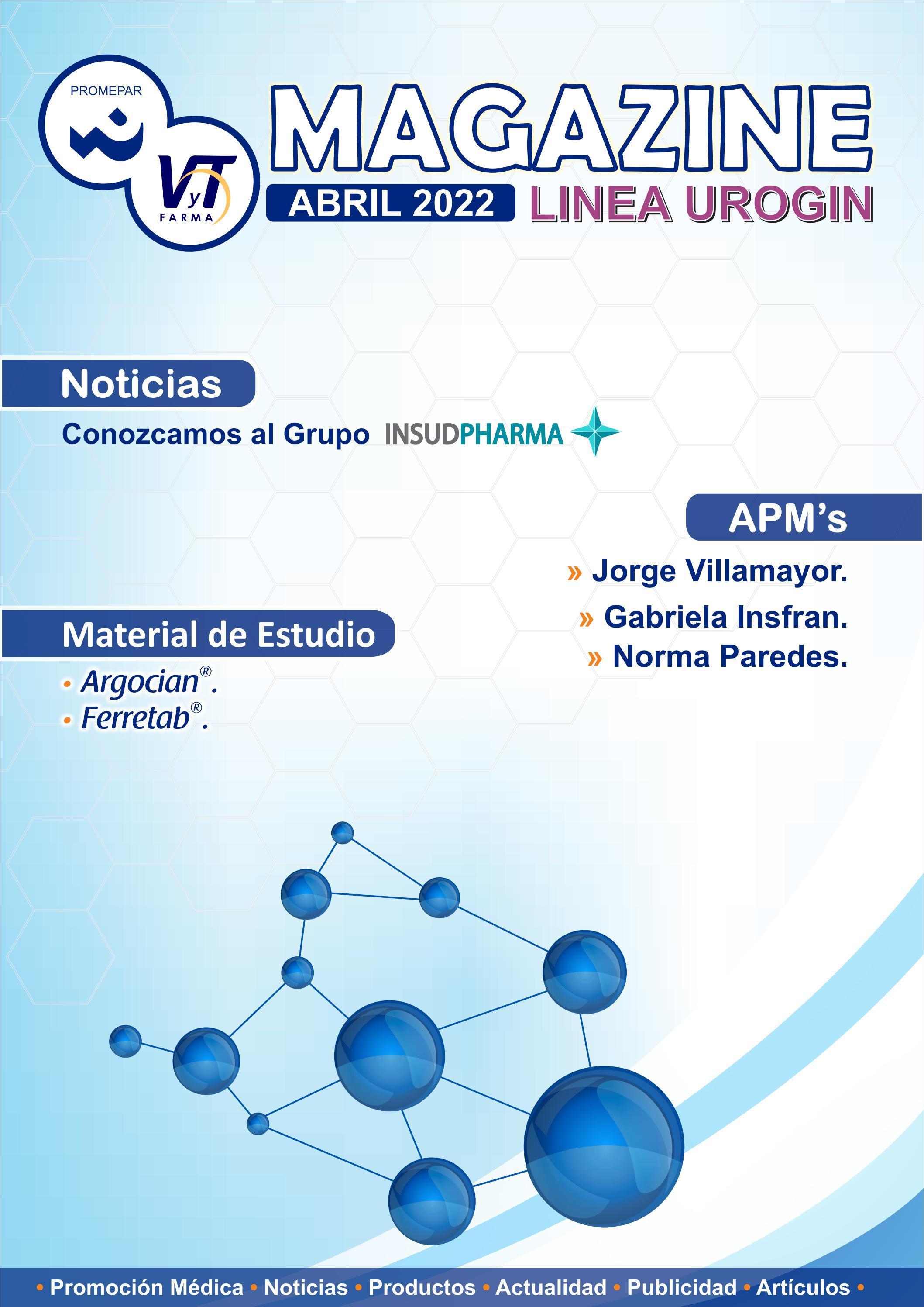 Magazine Abril 2022 - Linea Urogin by Promepar - VyT Magazine - Issuu