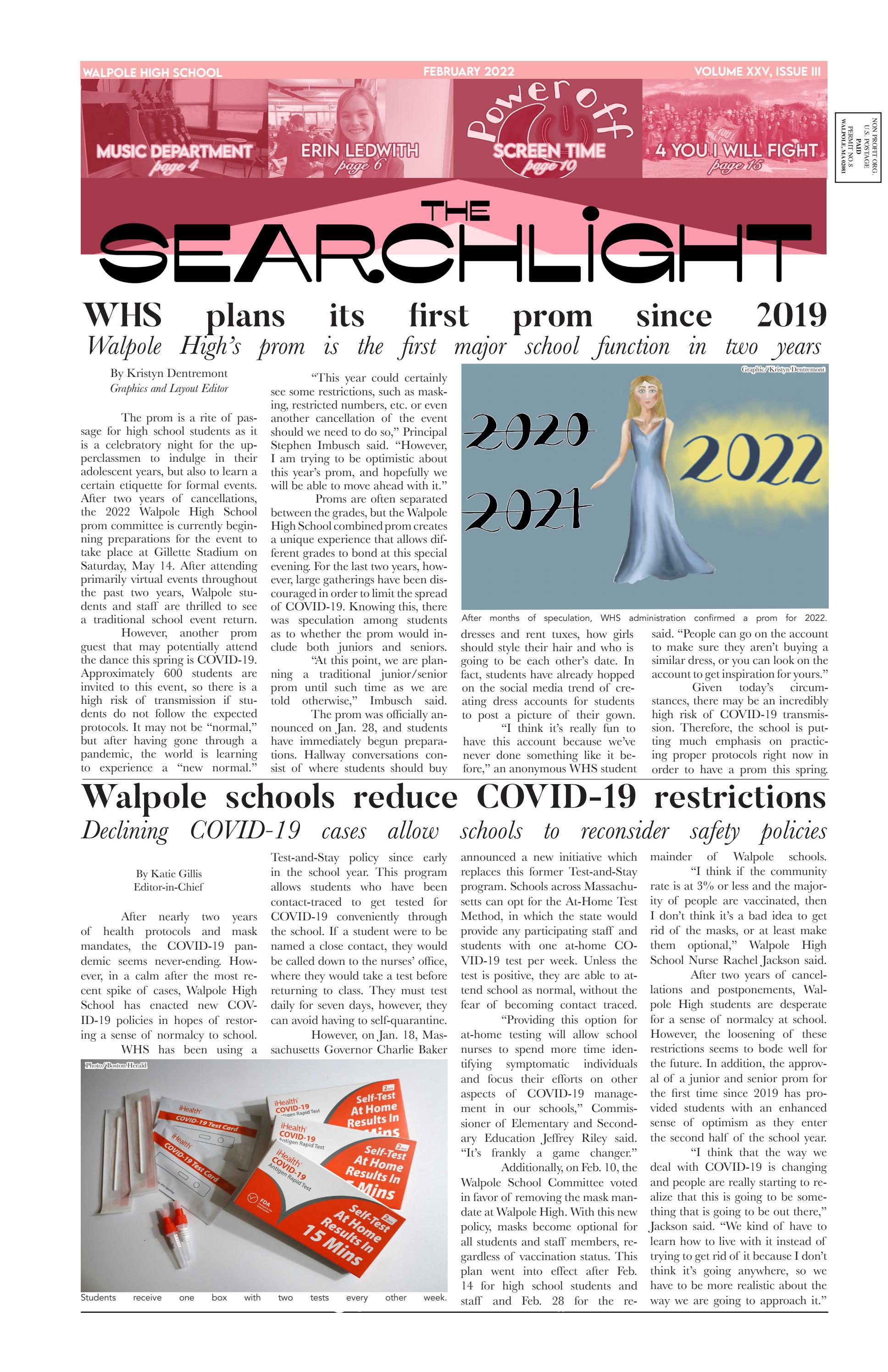 The Searchlight February 2022 by WHS Searchlight - Issuu