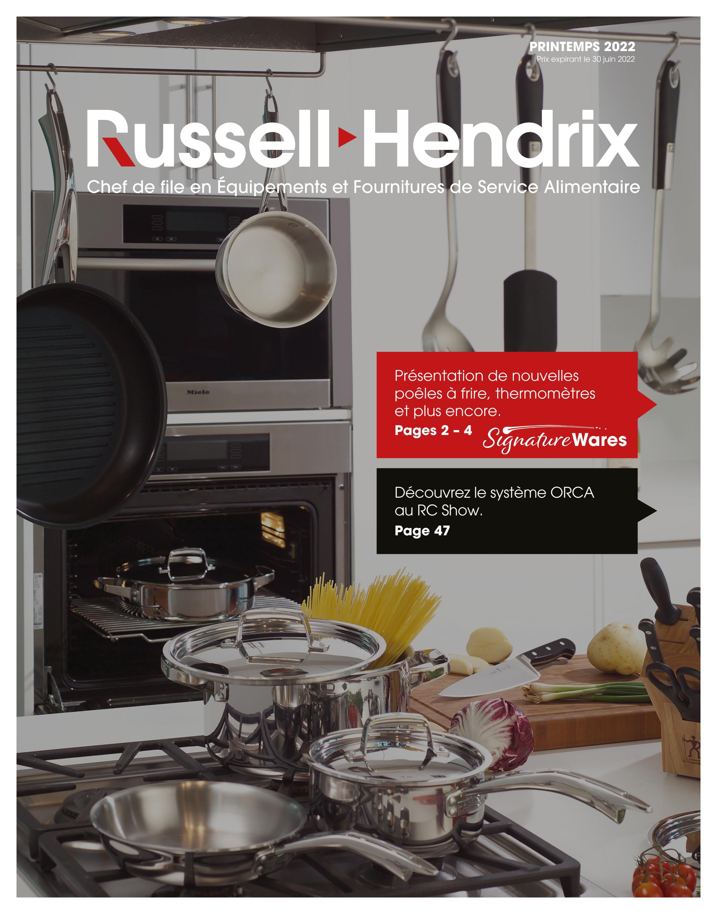Catalogue de Printemps 2022 by Russell Hendrix Foodservice Equipment ...